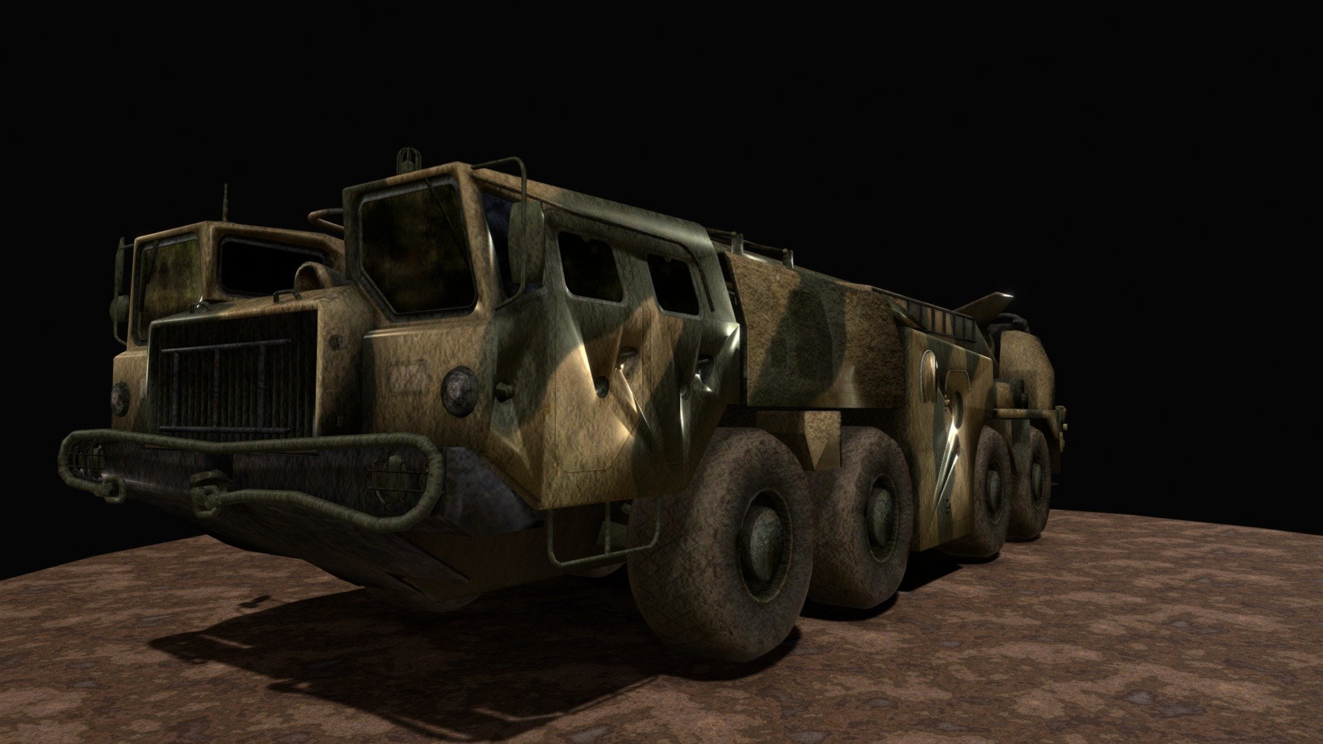 MAZ-543 8X8 (LOW POLY) - Download Free 3D model by LM3D (@lm9241221 ...
