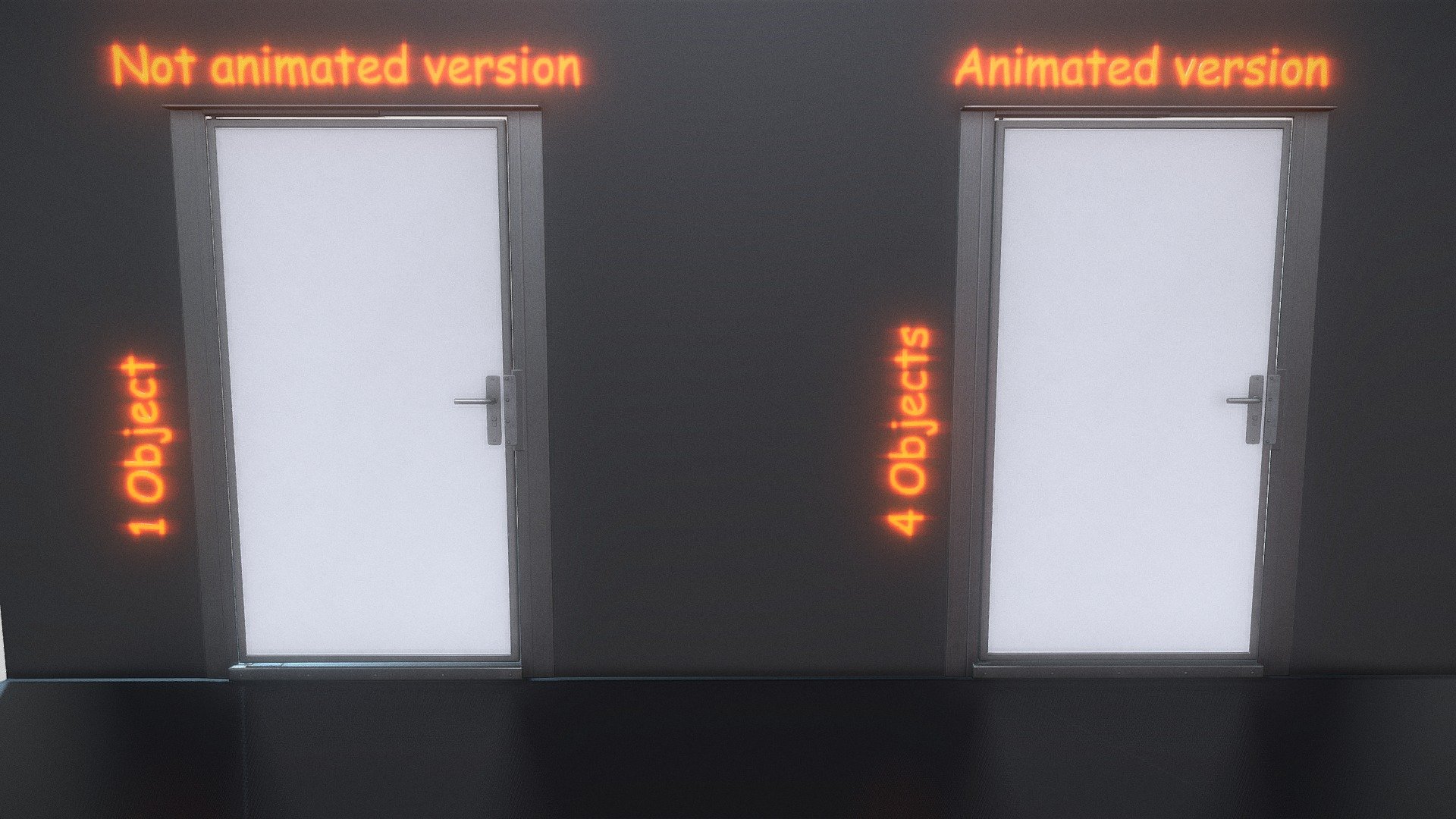 Animated Metal Door Version 1 - Buy Royalty Free 3D model by VIS-All-3D ...