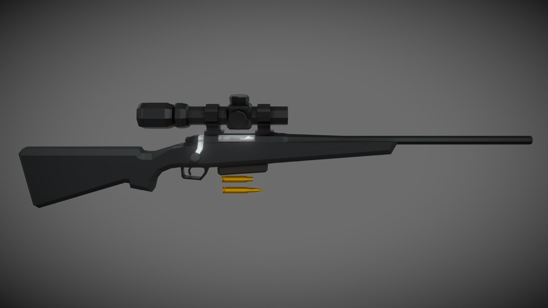 low-poly Remington 700 - Download Free 3D model by D_U (@DU1701) [59ccb22] - Sketchfab