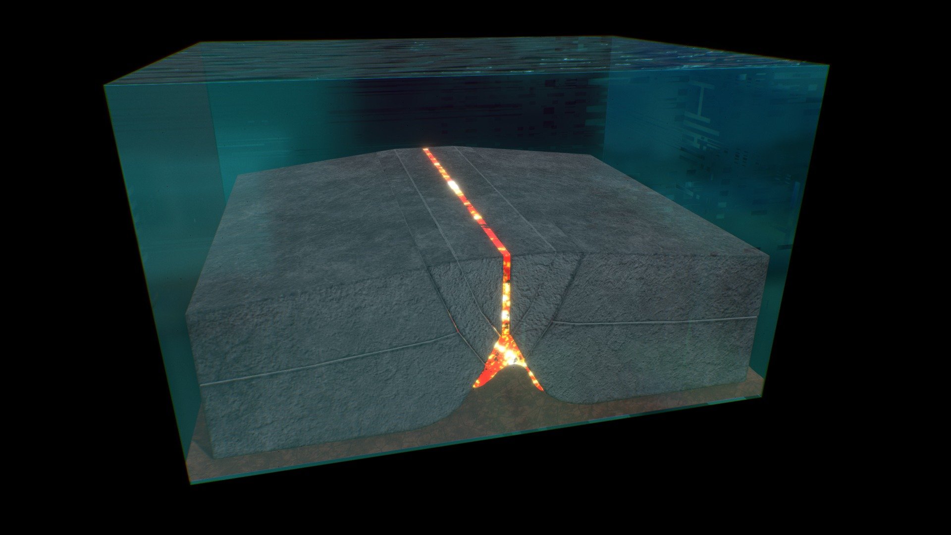 Divergent (constructive) boundary - Buy Royalty Free 3D model by arloopa [59ce377] - Sketchfab Store