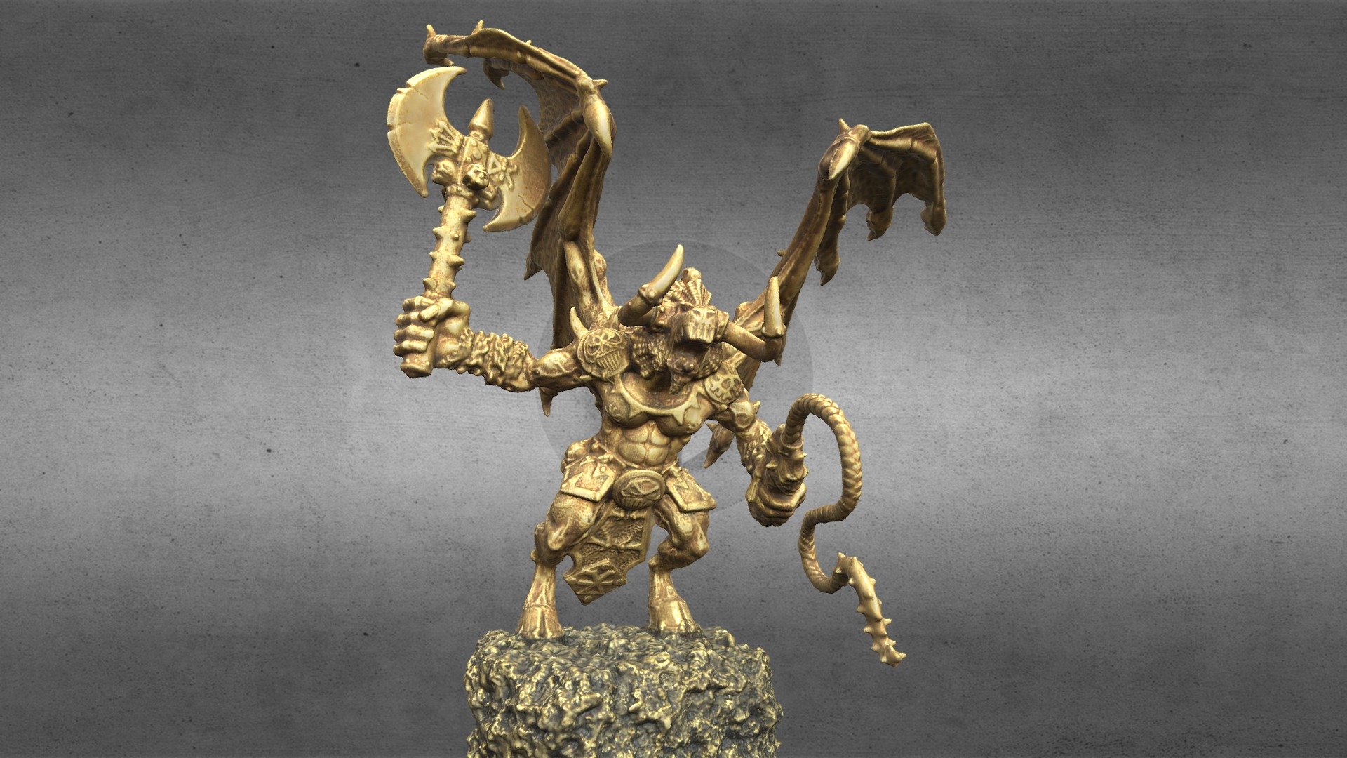 Golden Demon - 3D model by Megalith3D (@Megalith.Dreidee) [59cfafc ...