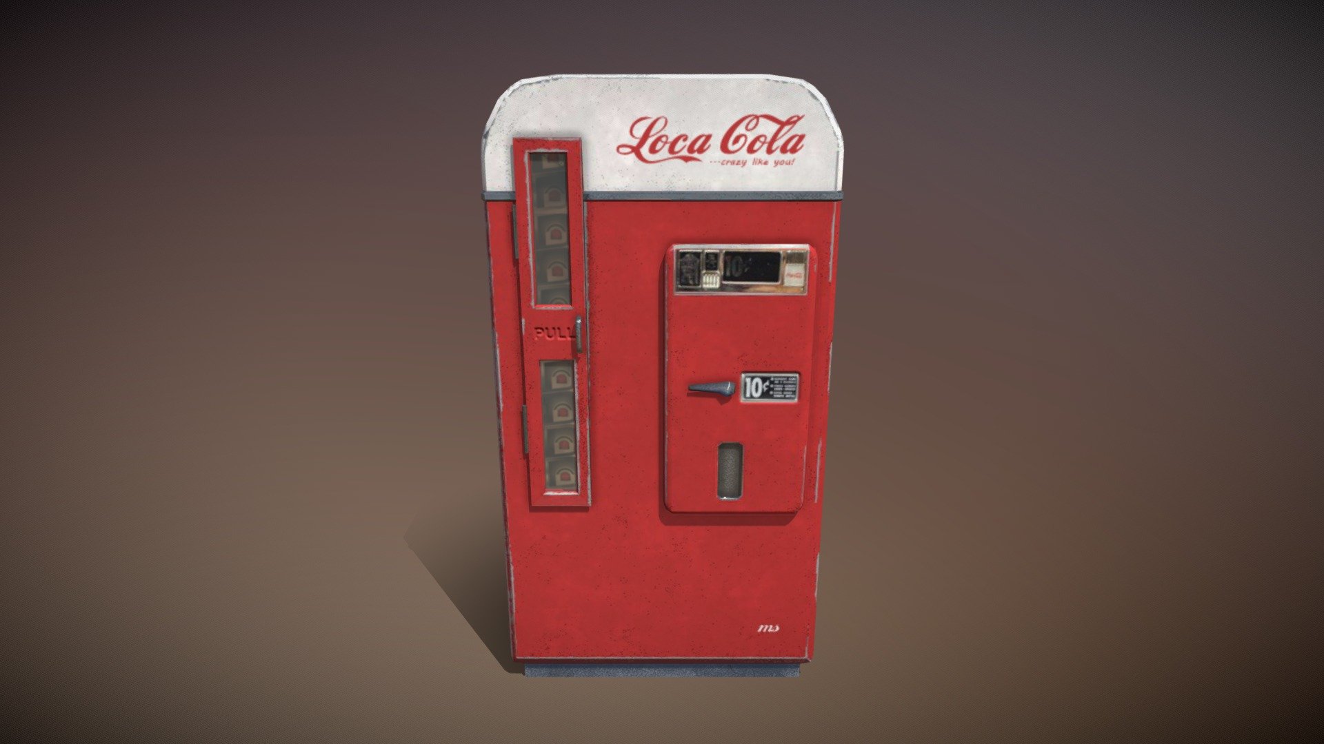 vintage soda-vending machine - 3D model by Marco669966 [59d175d ...