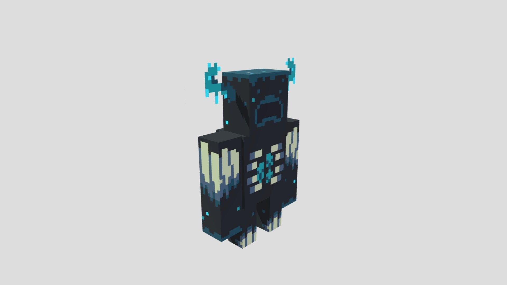 Minecraft Warden - Download Free 3D model by Valtury (@iValtury ...