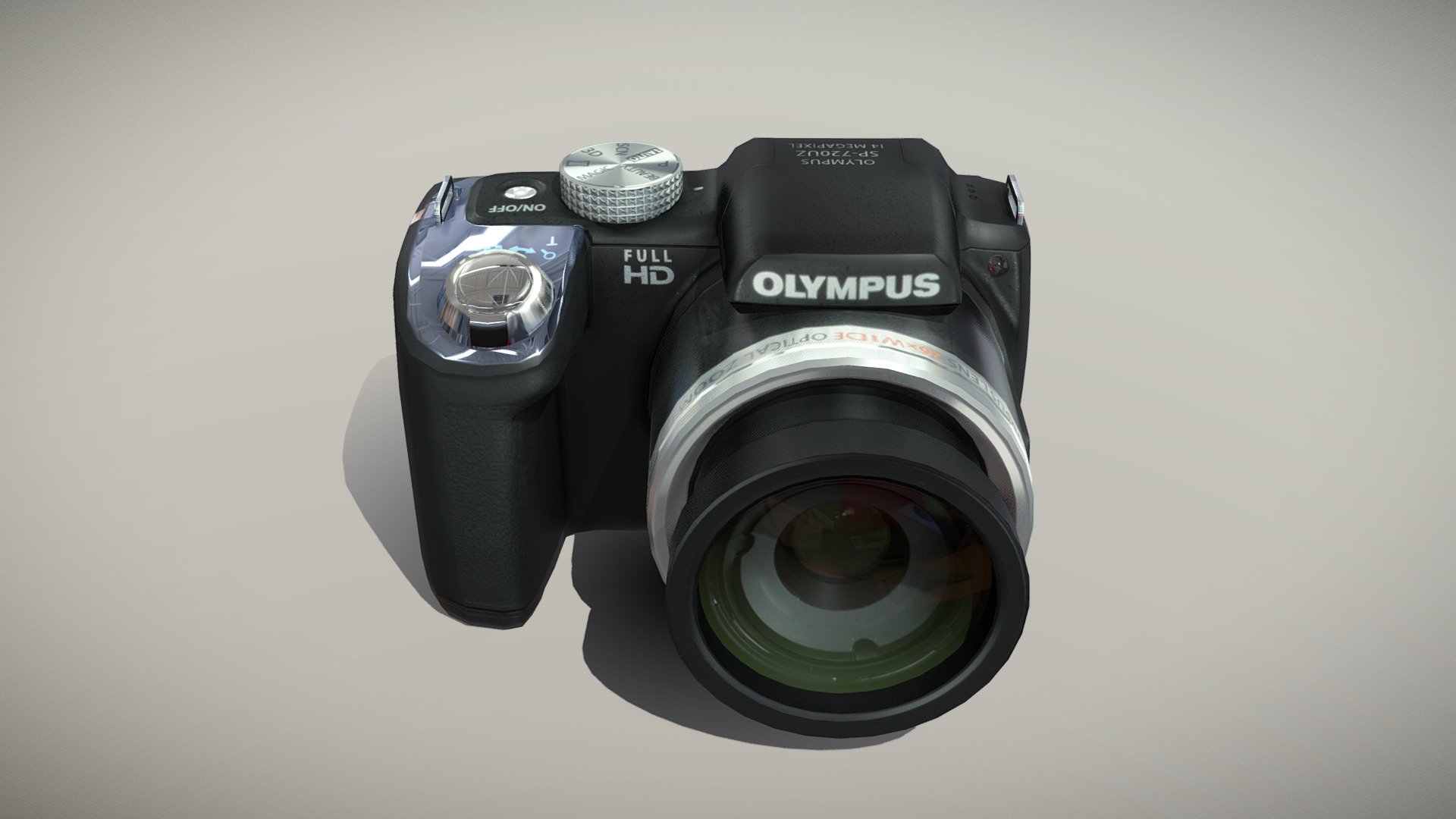 Olympus SP-720UZ bridge digital camera - Buy Royalty Free 3D model by 3DOverstock [59d498e ...