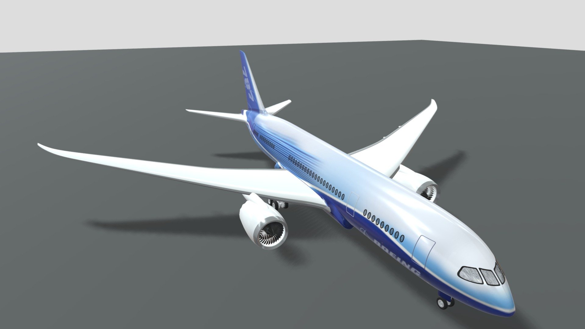Beoing 787 - 3D model by felixlay93 [59d4c8f] - Sketchfab