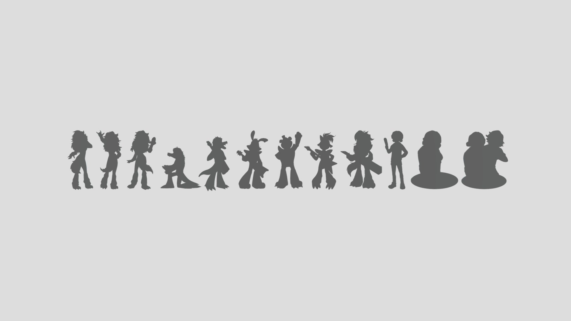(OLD) Fnaf Ruin Cutouts - Download Free 3D model by skylajade69 ...