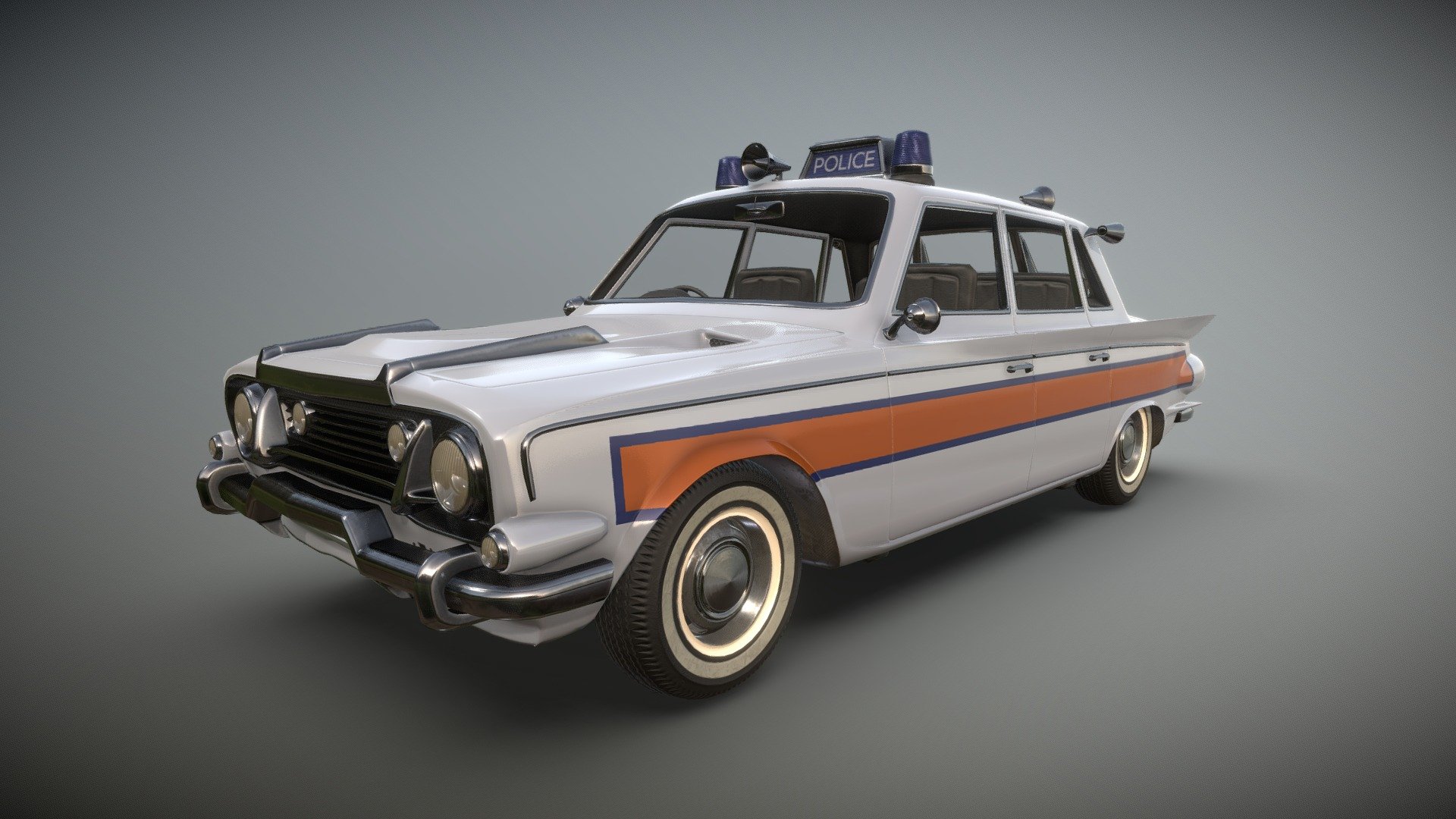 P90 - Atom Punk British police car - Buy Royalty Free 3D model by ...
