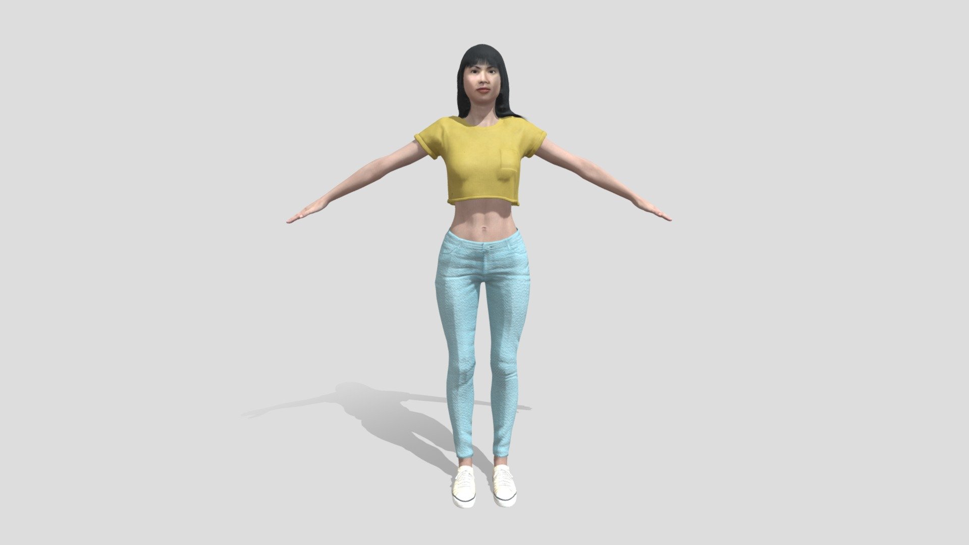 Trini - Original Yellow Power Ranger - 3D model by bgraca [59d6706 ...