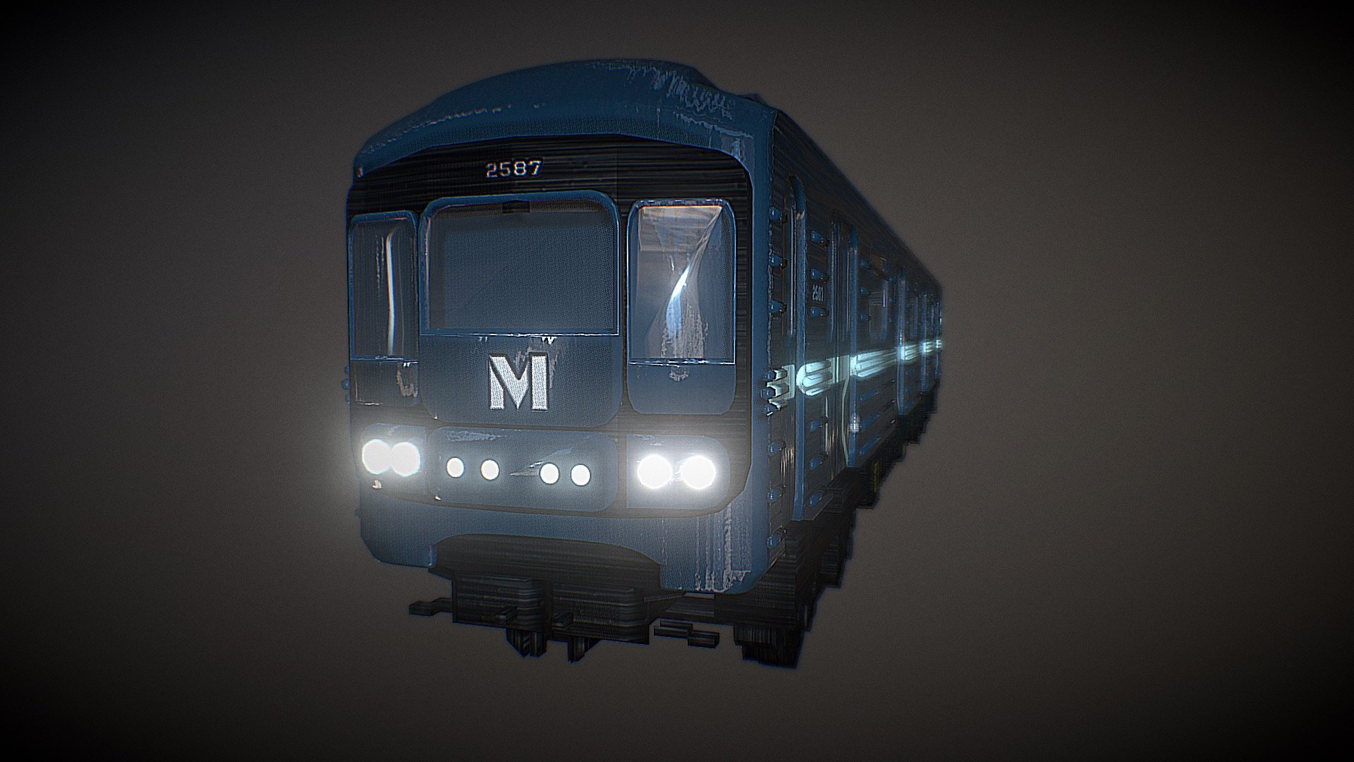 Metro Train - 3D model by sashapavlova [59d7952] - Sketchfab