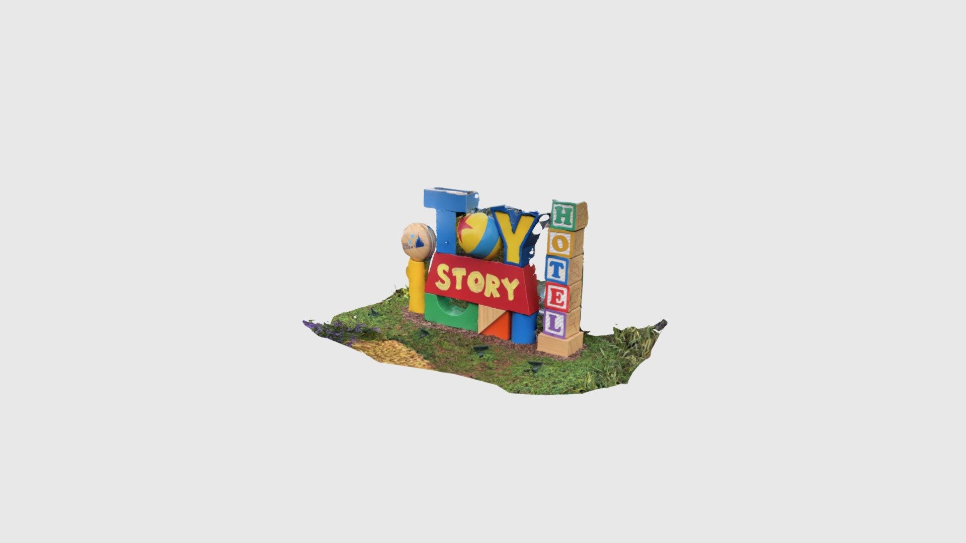 Toy Story hotel logo - Download Free 3D model by makotofalcon [59d939b] - Sketchfab