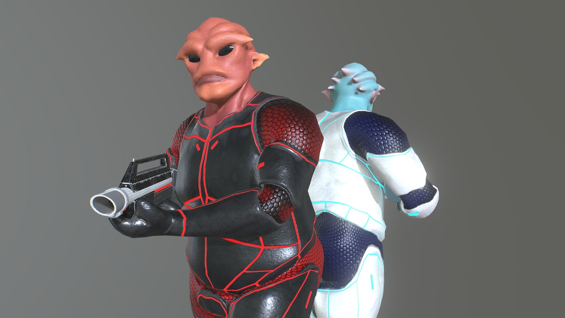 Alien Grunts - 3D model by Brendan (@Brendan52) [59db94a] - Sketchfab
