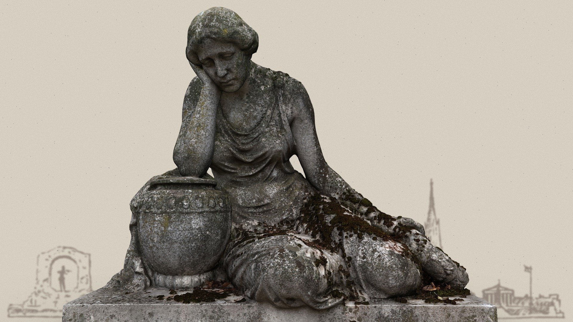 Grabfigur - Download Free 3D model by noe-3d.at (@www.noe-3d.at) [59dbd72] - Sketchfab