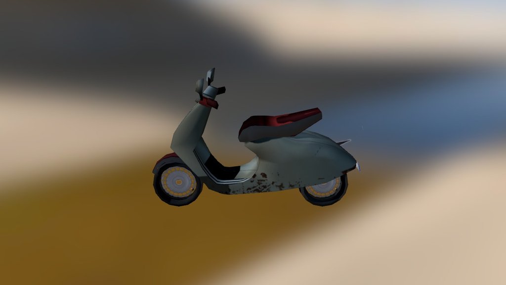 Prop Vespa - 3D model by simontremolet [59dbfb2] - Sketchfab
