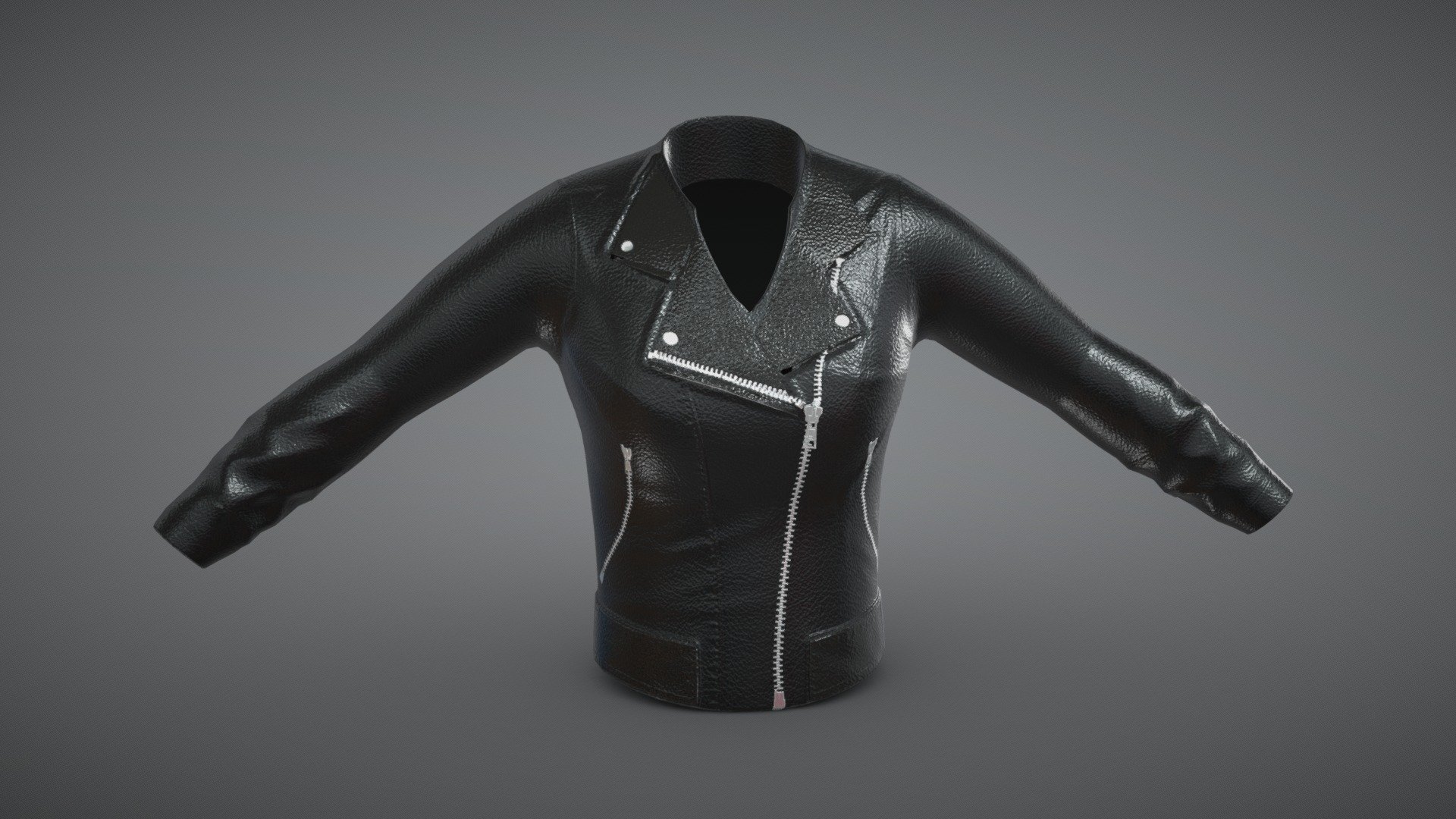 Leather Jacket - 3D model by TiffanyOtero [59dd864] - Sketchfab