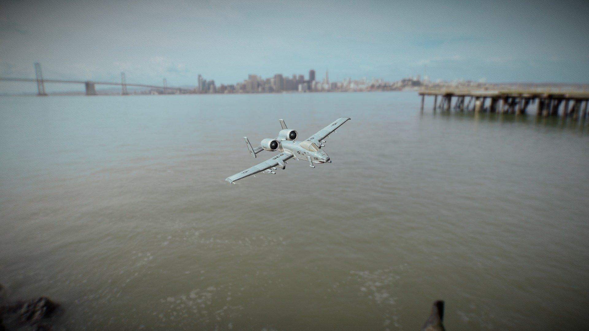 A10 Thunderbolt Low Poly - 3D model by Hamran [59de816] - Sketchfab