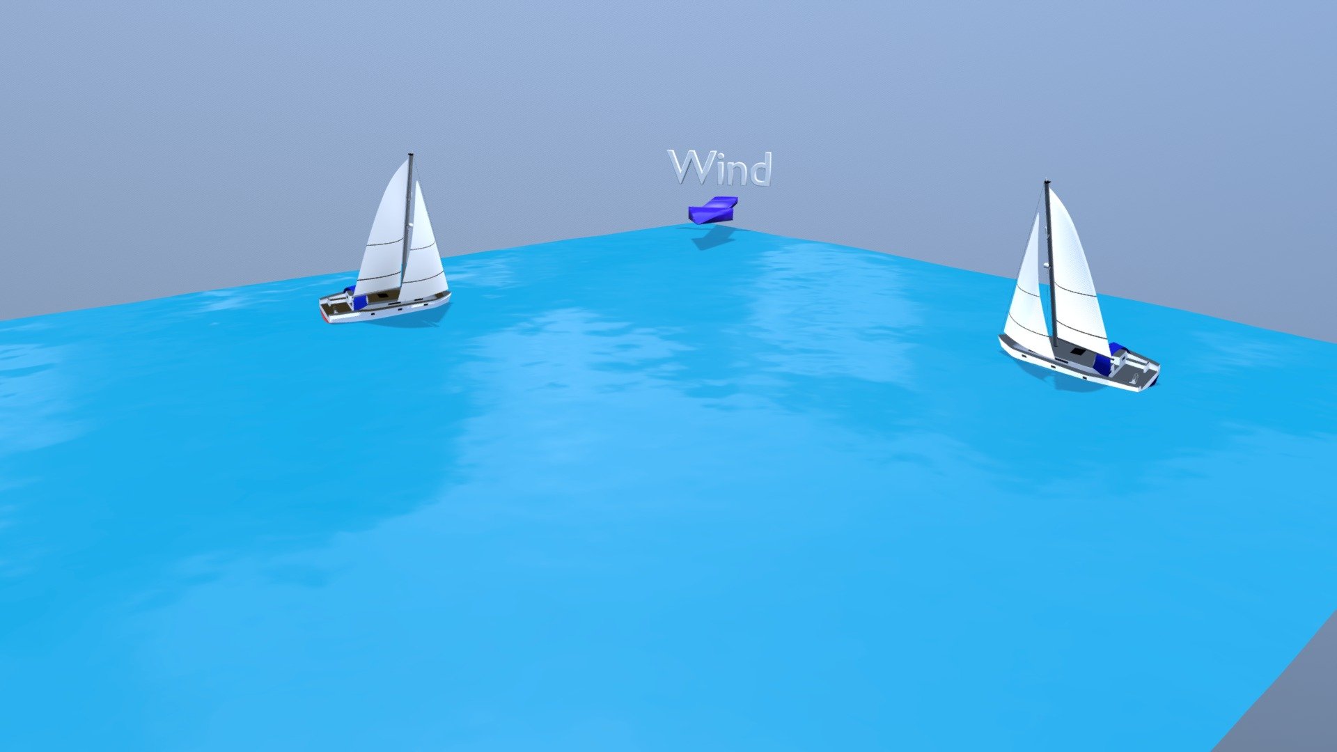 Port vs Stbd tack - 3D model by Virtualsailing [59df468] - Sketchfab