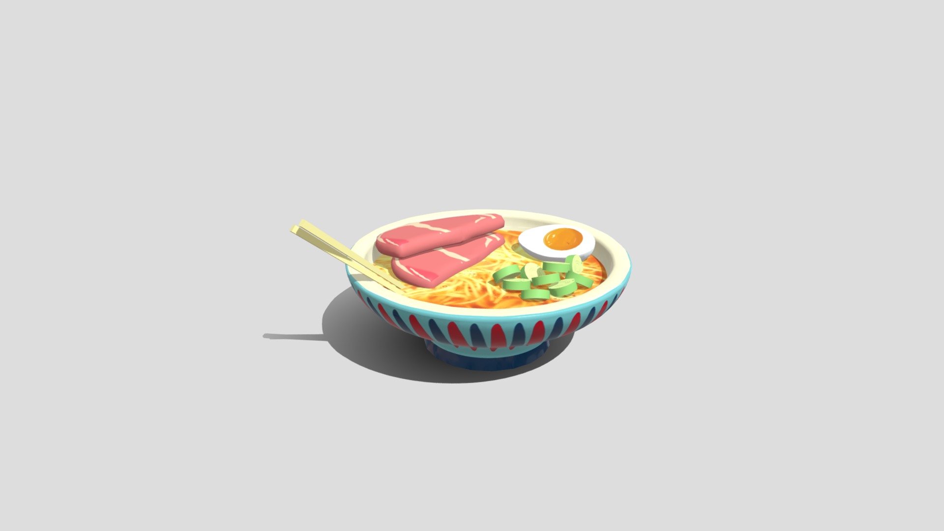 Ramen - Download Free 3D model by jeppert [59dfde9] - Sketchfab