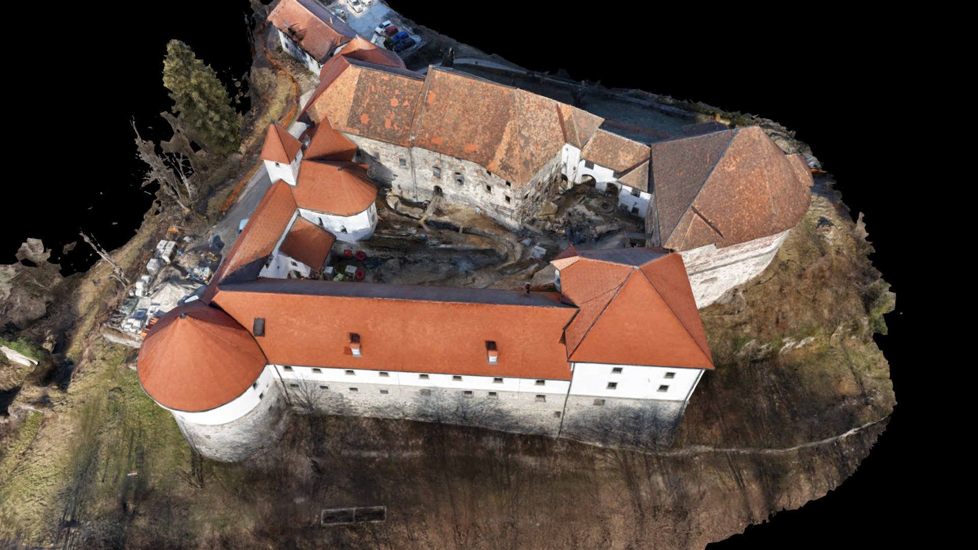 Grad Turjak - Turjak castle (EID 1-00790) - 3D model by Grega Žorž ...