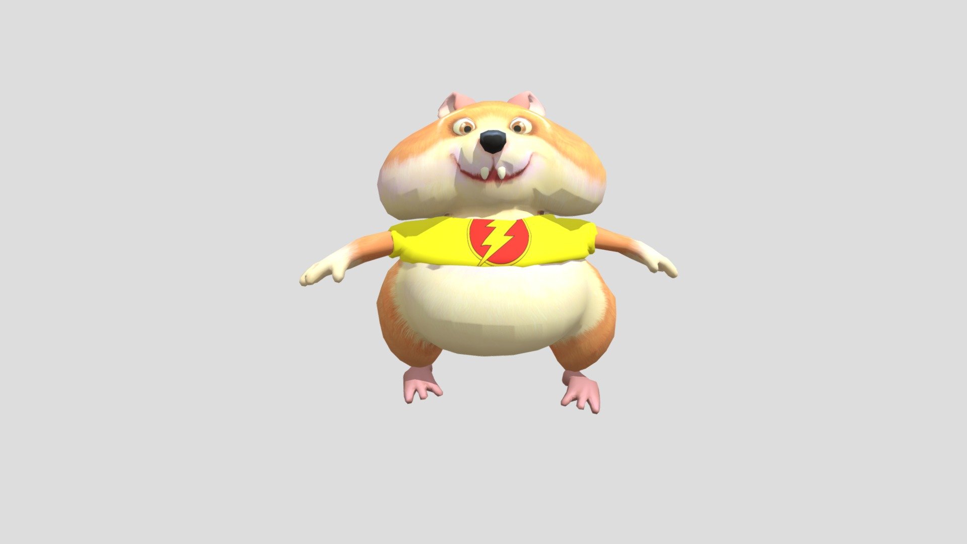 Hami The Hamster - Download Free 3D model by ROB 3D (@Robertcucui2 ...