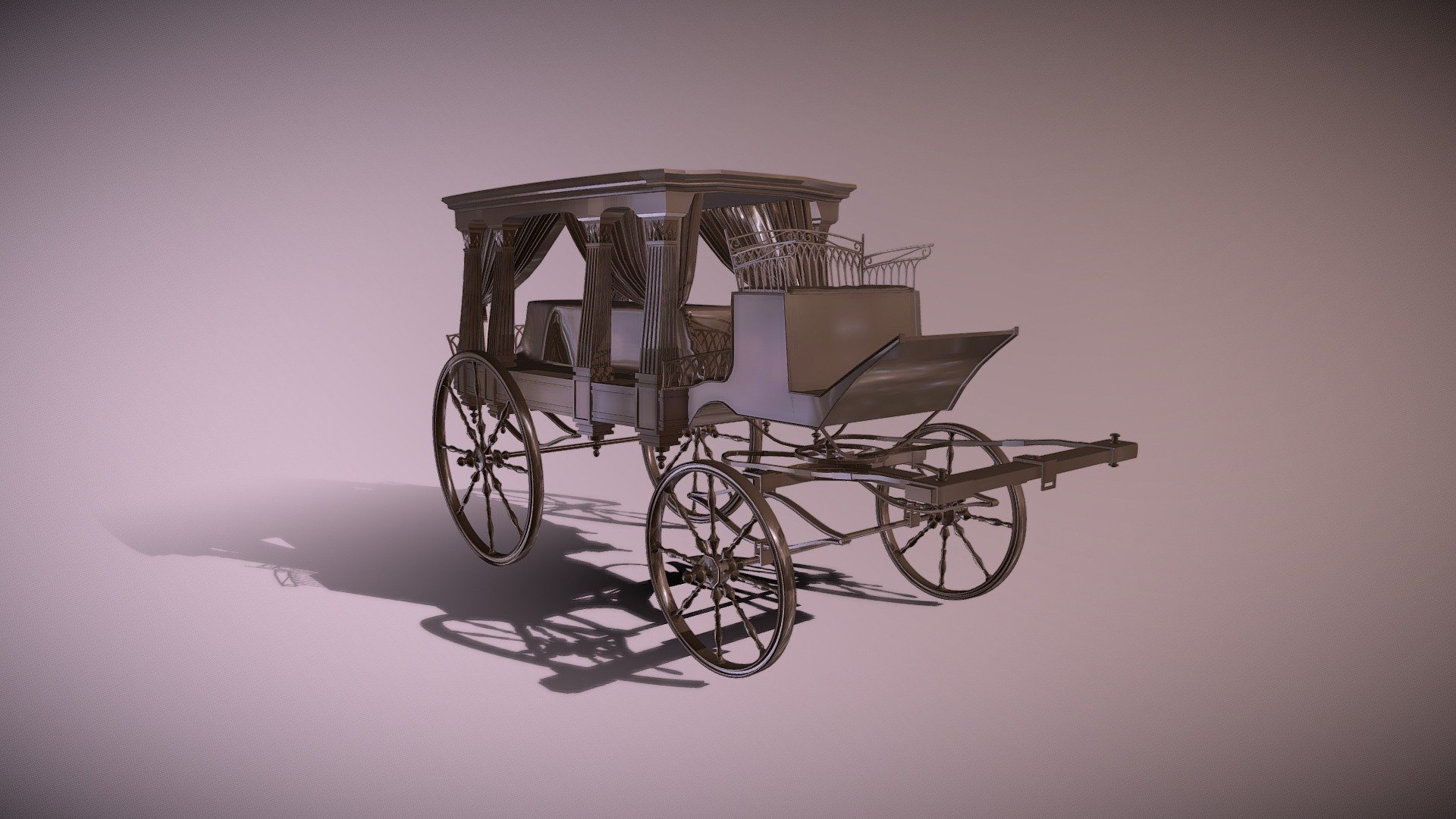 Carriage - 3D model by CharlotteT [59e0ad6] - Sketchfab