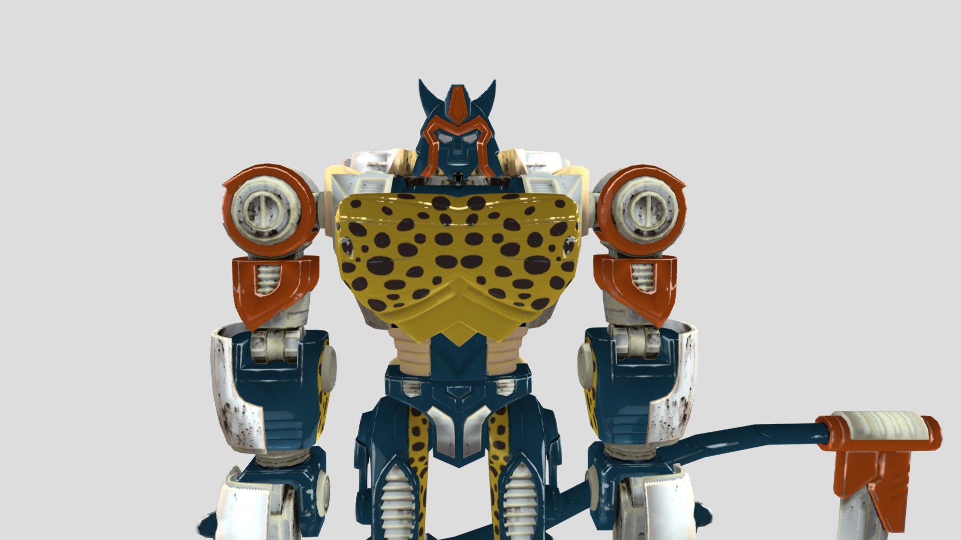 Forged to Fight Cheetor BW Transmetal - Download Free 3D model by ...
