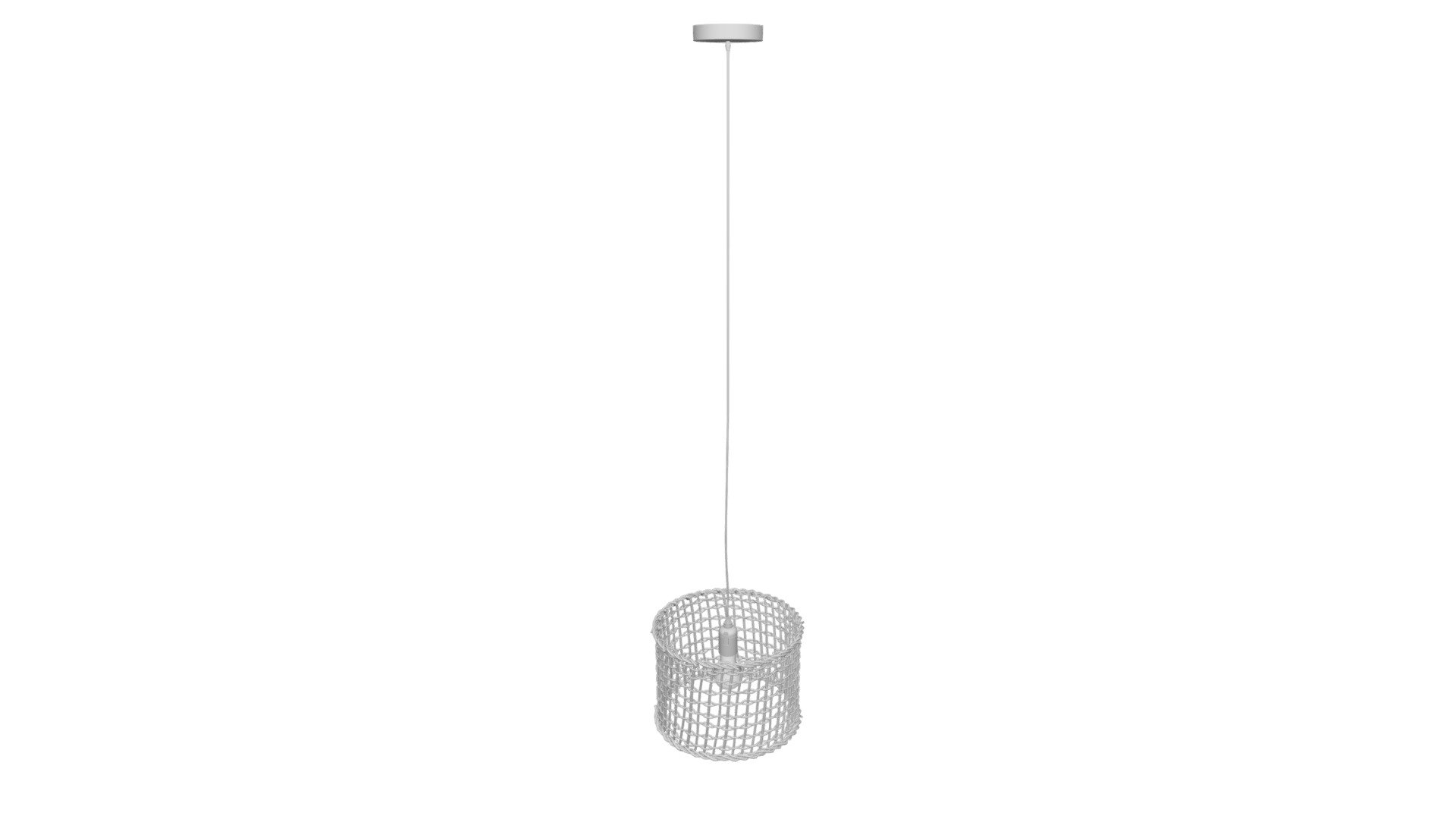 Pendant lamp Rattan Cylinder. DG-HOME - 3D model by dg-home.ru [59e24c6 ...