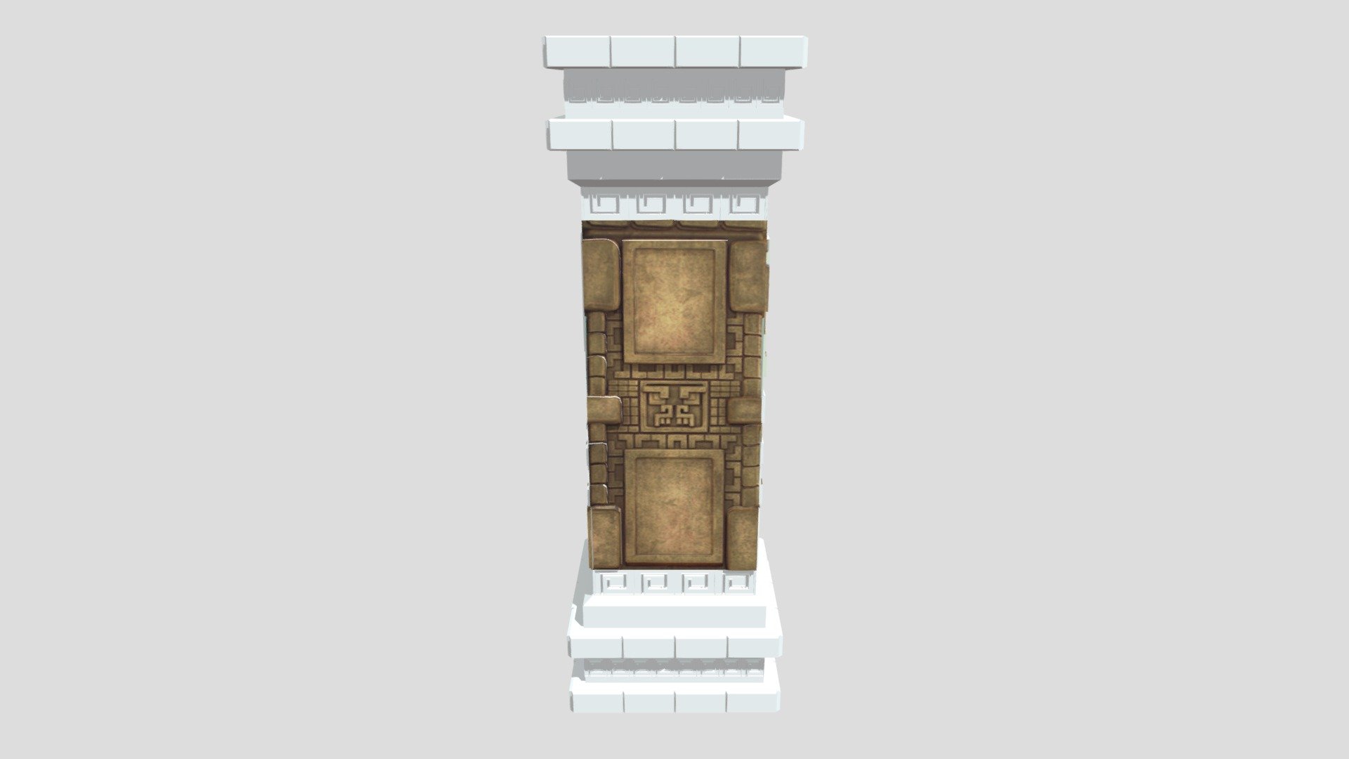 AZTEC COLUMN - 3D model by mrnuyad [59e2eb0] - Sketchfab