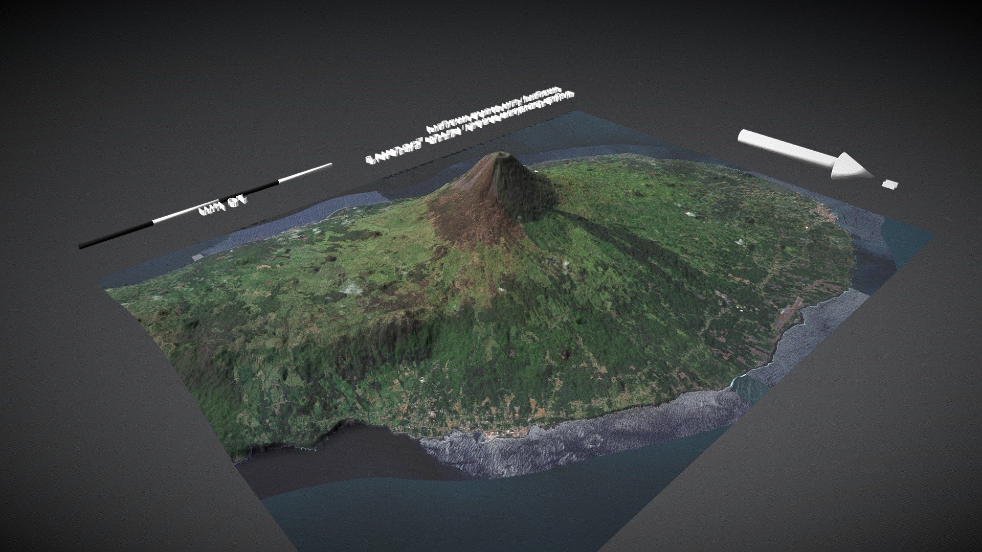 Montanha do Pico, Azores, Portugal (x2) - Download Free 3D model by ...