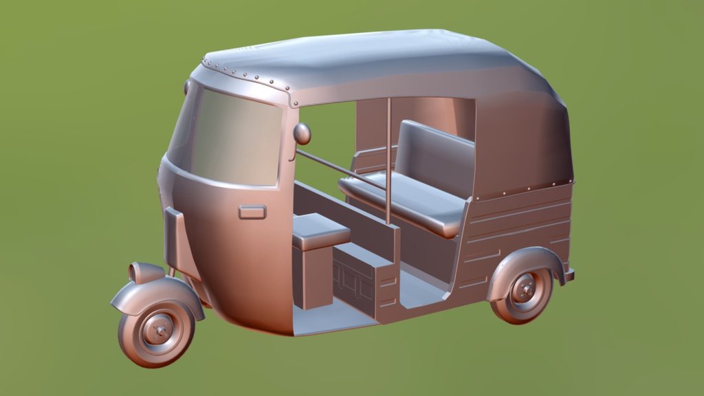 Metal Auto Rickshaw by Deepak Singh - 3D model by onedesignstudio ...