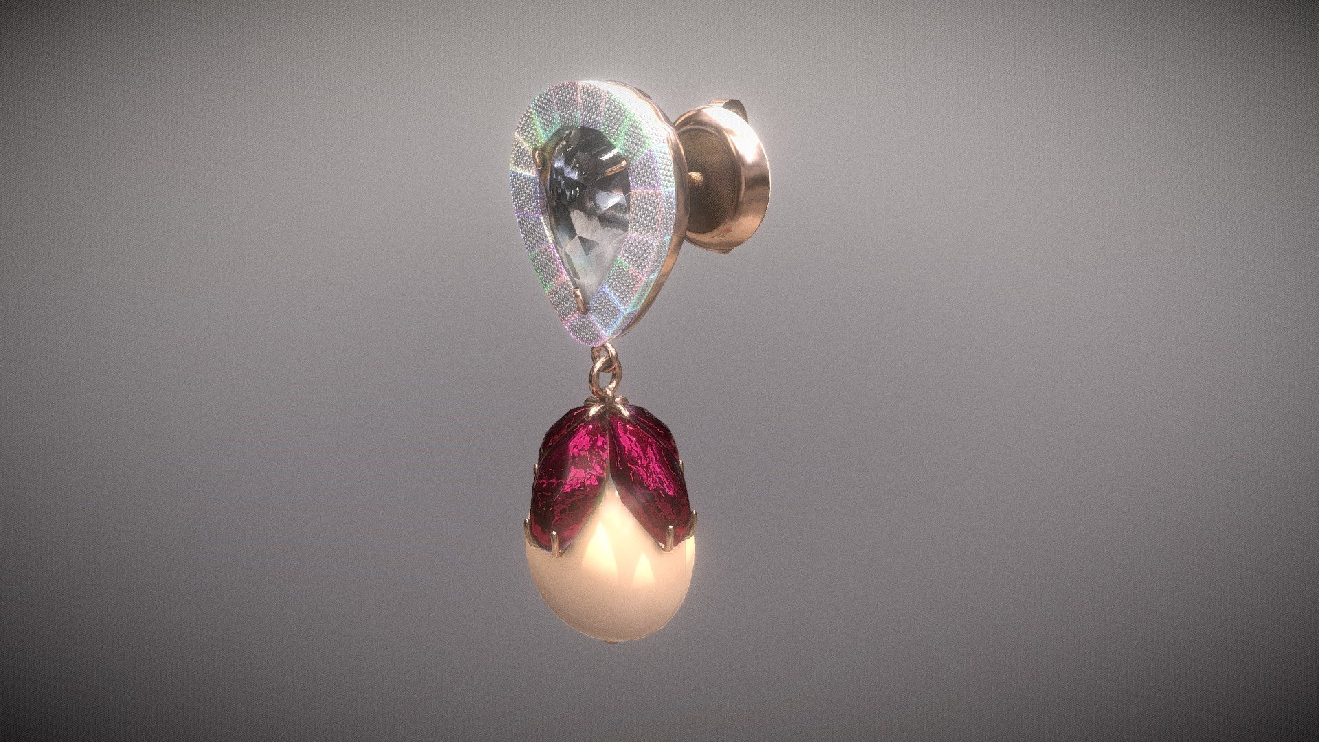 Ear Ring - 3D model by luckycreed123 [59e5649] - Sketchfab