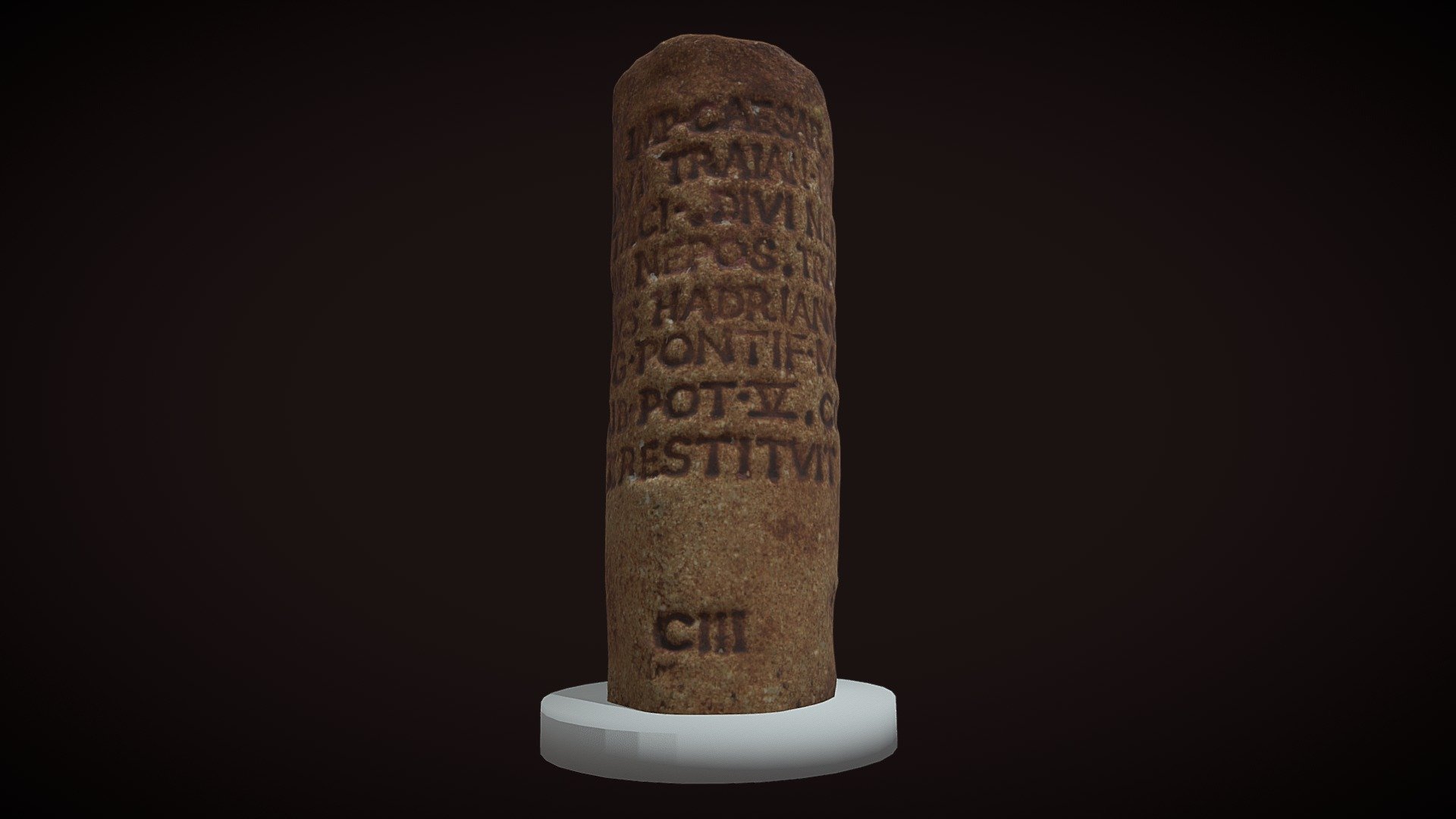 Miliarium - 3D model by Álvaro Martín (@alvaromf) [59e7563] - Sketchfab