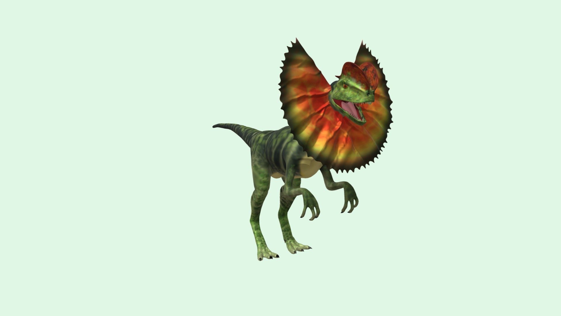 Dilophosaurus - Buy Royalty Free 3D model by 3dlowpoly [59e7c88 ...