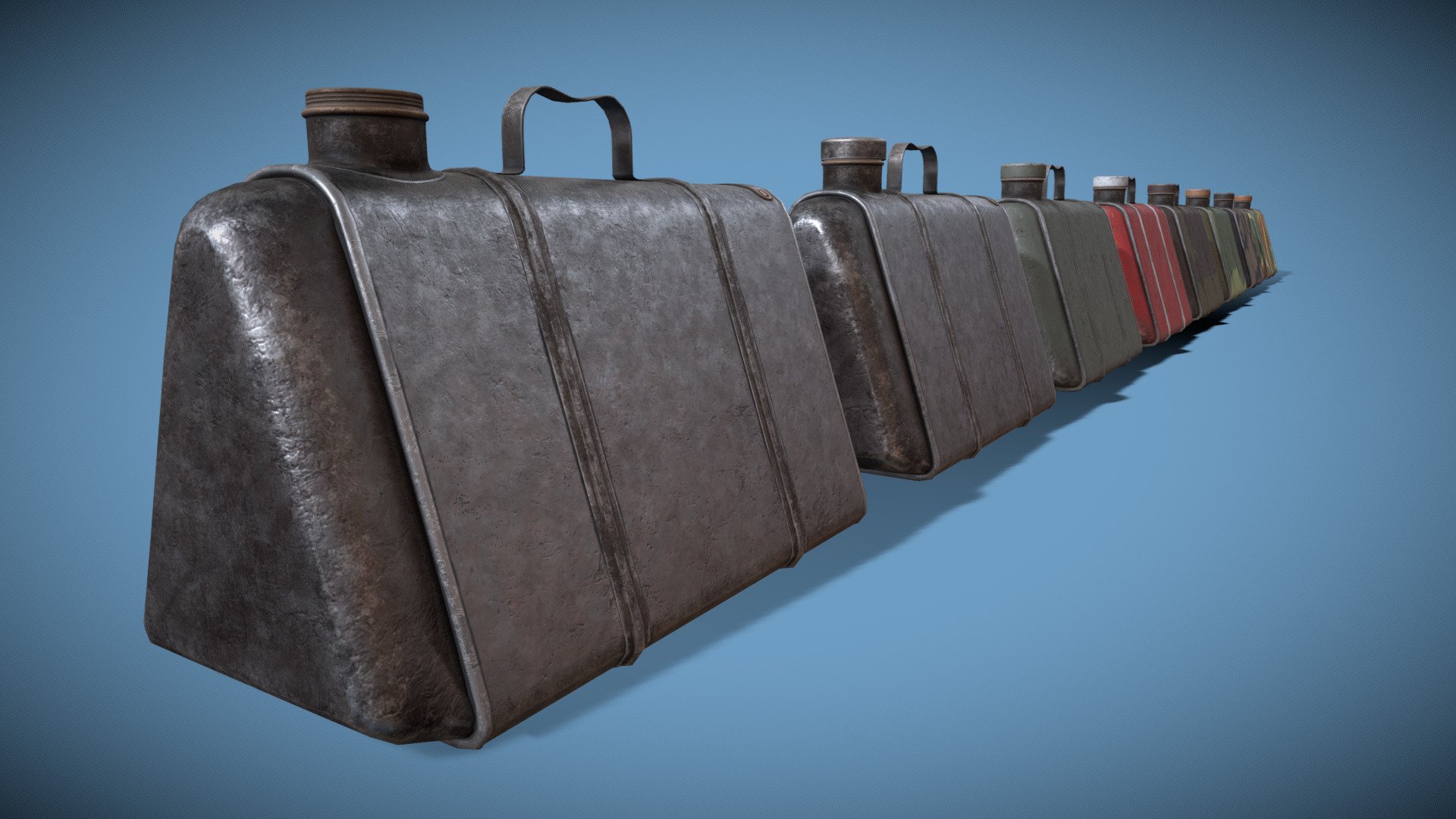 Generic Triangular WW1 Oil Can - Buy Royalty Free 3D model by Mad ...