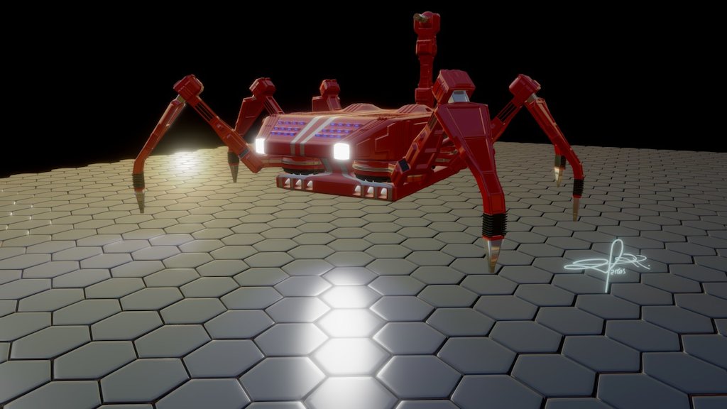 Scorpion Magma - 3D model by Marcos Rocha (@Rochaq3) [59e980c] - Sketchfab