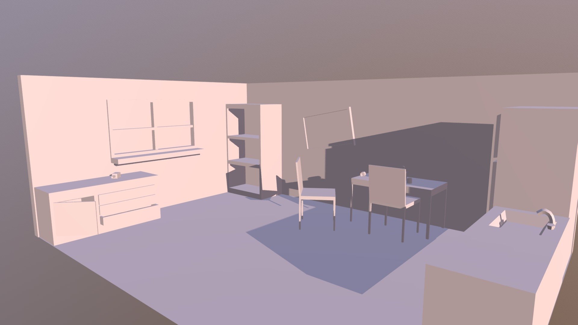 Motel Room - 3D model by q80deserthawk [59eb18a] - Sketchfab