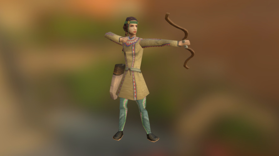 Saka women - 3D model by Mikhail Antonov (@xeofox) [59eb280] - Sketchfab