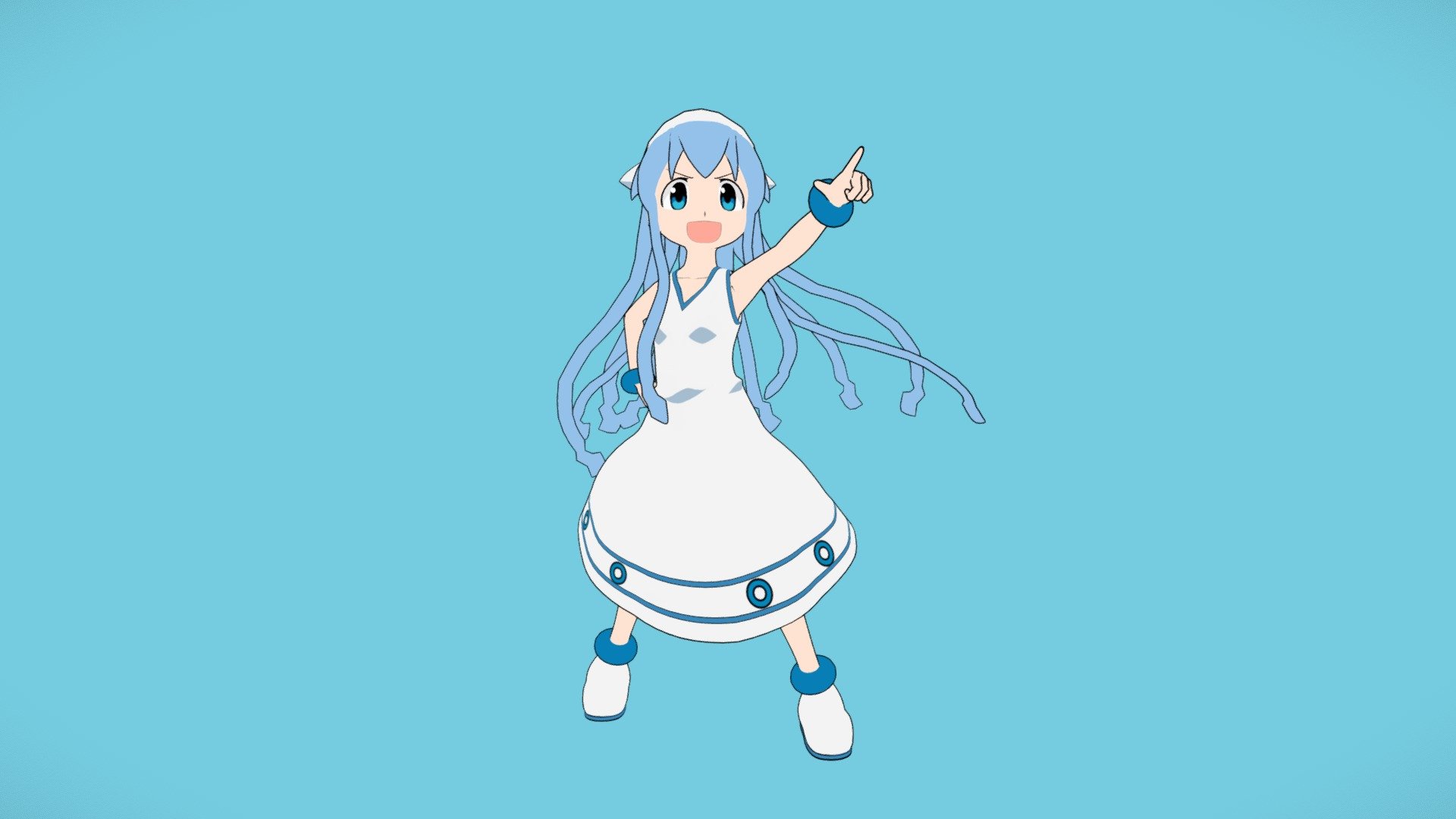 Ika Musume - 3D model by Ayze_17 (@Oscar.Hernandez1) [59eb949] - Sketchfab