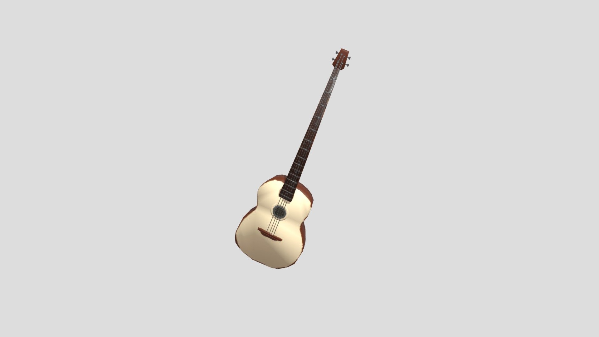 Acoustic Bass Guitar - Download Free 3D model by krio302 [59ecb97 ...