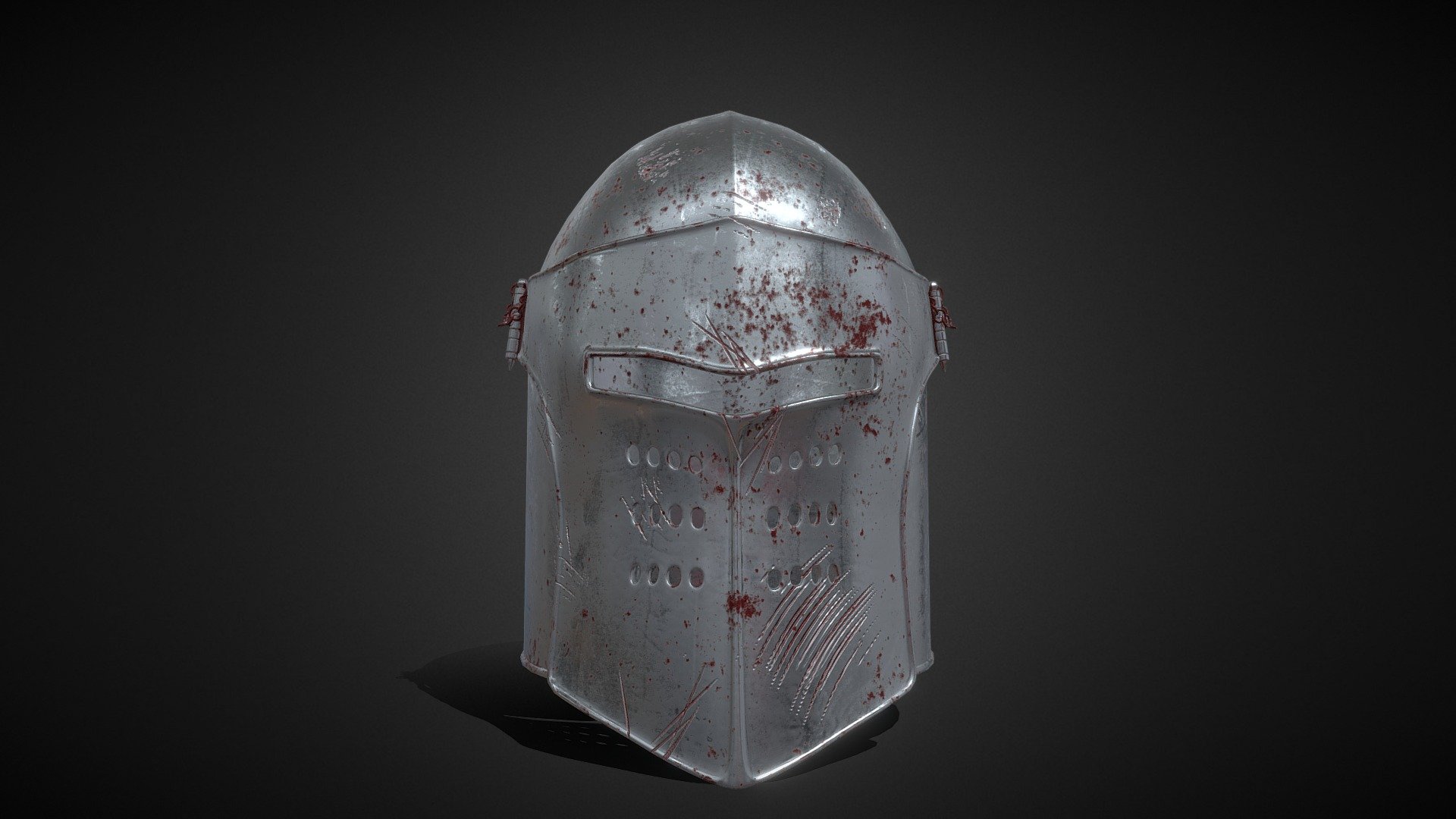Knight Helmet Rusted - Buy Royalty Free 3D model by omkarb ...