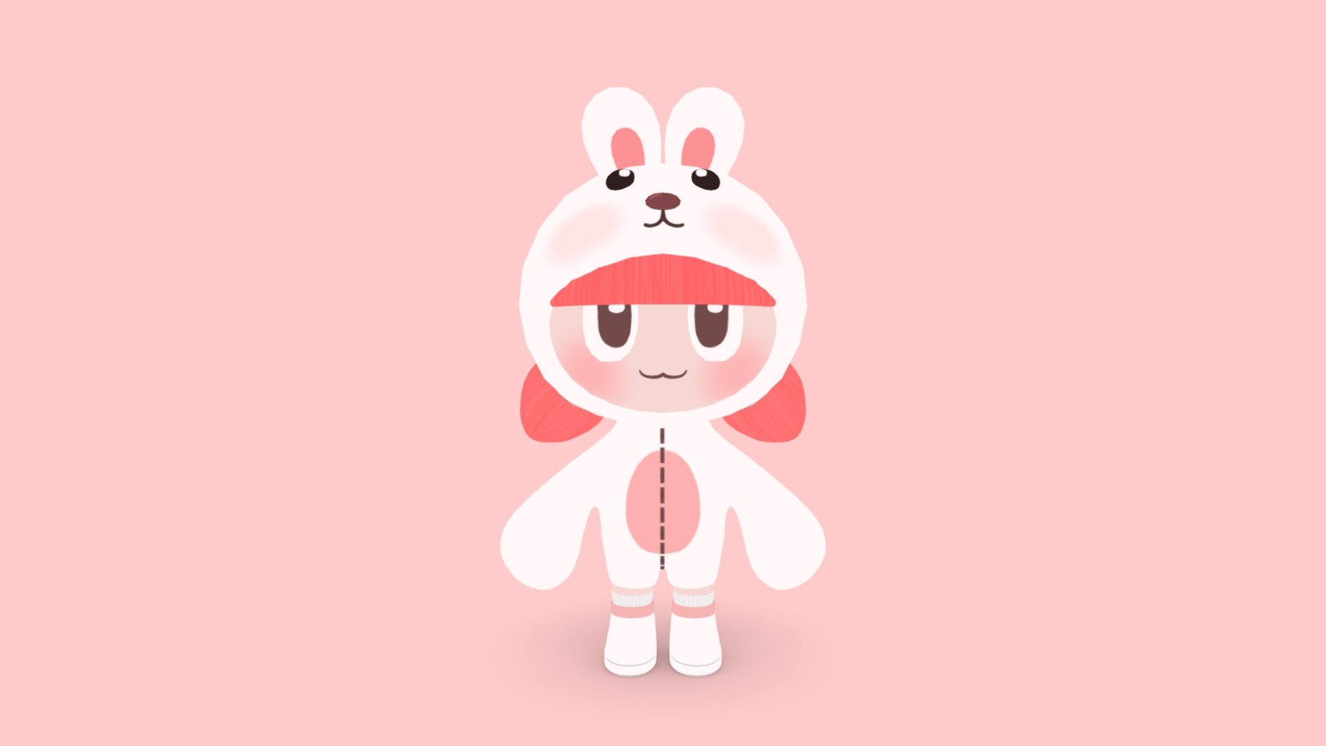Girl with Bunny Suit🐰 - 3D model by doneburi [59f0b69] - Sketchfab