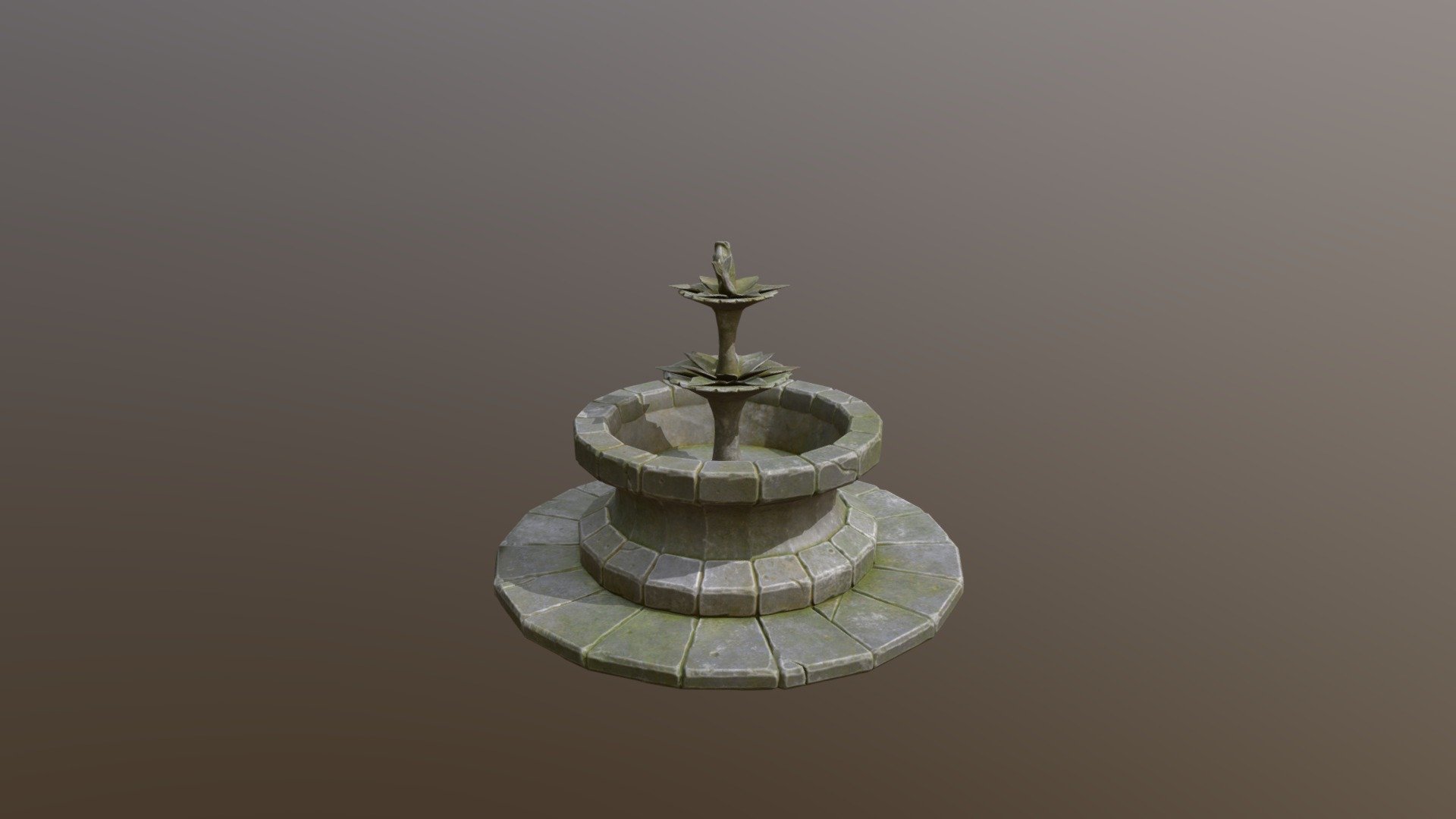 Stylized Fountain - 3D model by Xenity [59f120d] - Sketchfab