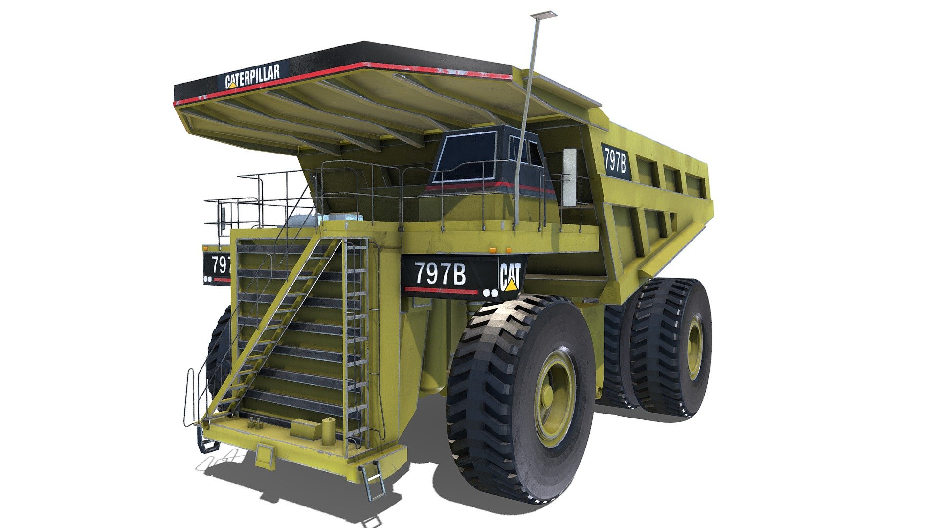 Cat 797B Mining Excavator - Buy Royalty Free 3D model by Studio Lab ...