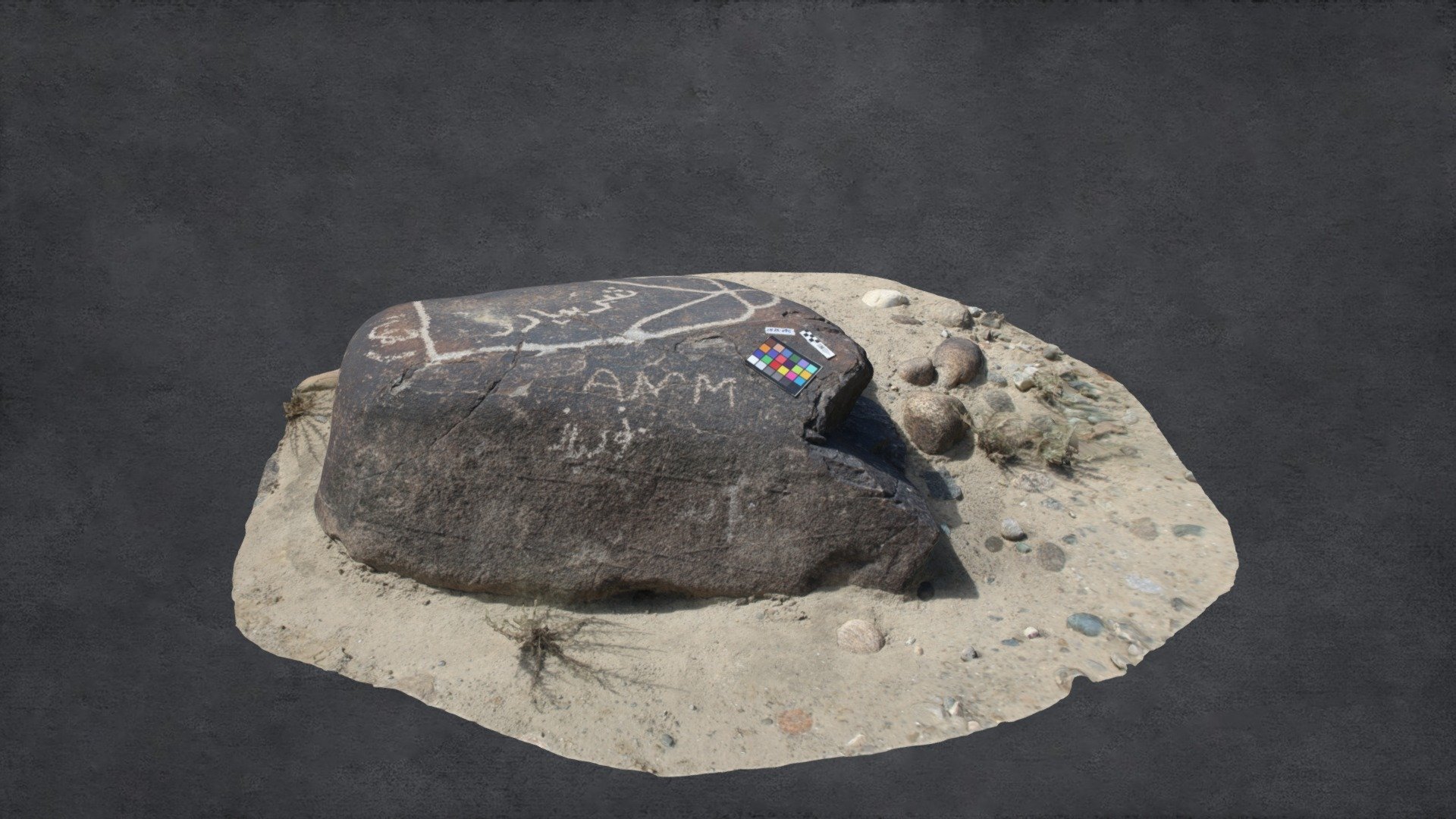 Rock Carving at Chilas-IX (Rock 95) - 3D model by cvlablums [59f24f5 ...
