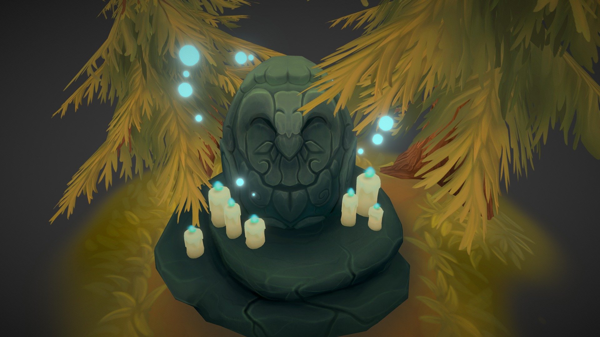 Small Owl Shrine - 3D model by Ksea97 [59f3104] - Sketchfab