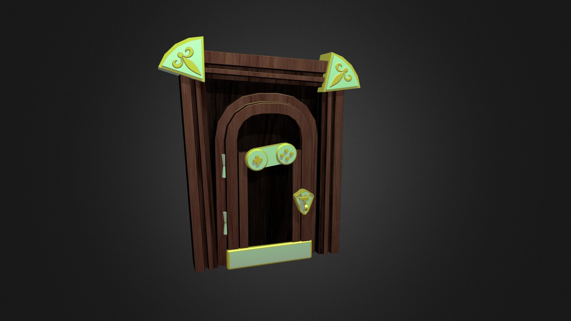 Door - 3D model by ZachWilkins1997 [59f3487] - Sketchfab