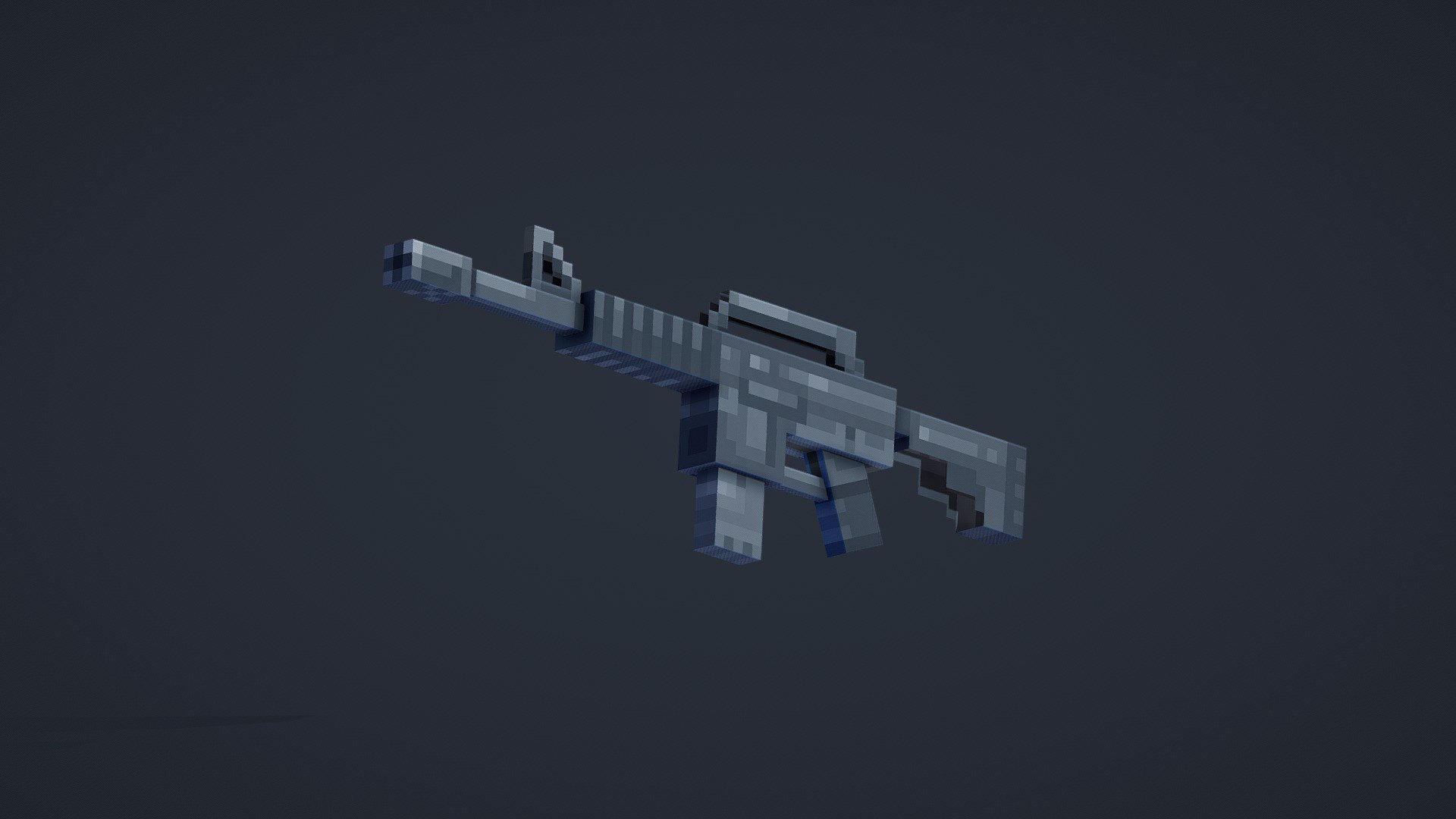 Minecaft AR Rifle - 3D model by TriQMakar (@triMakar) [59f46a9] - Sketchfab