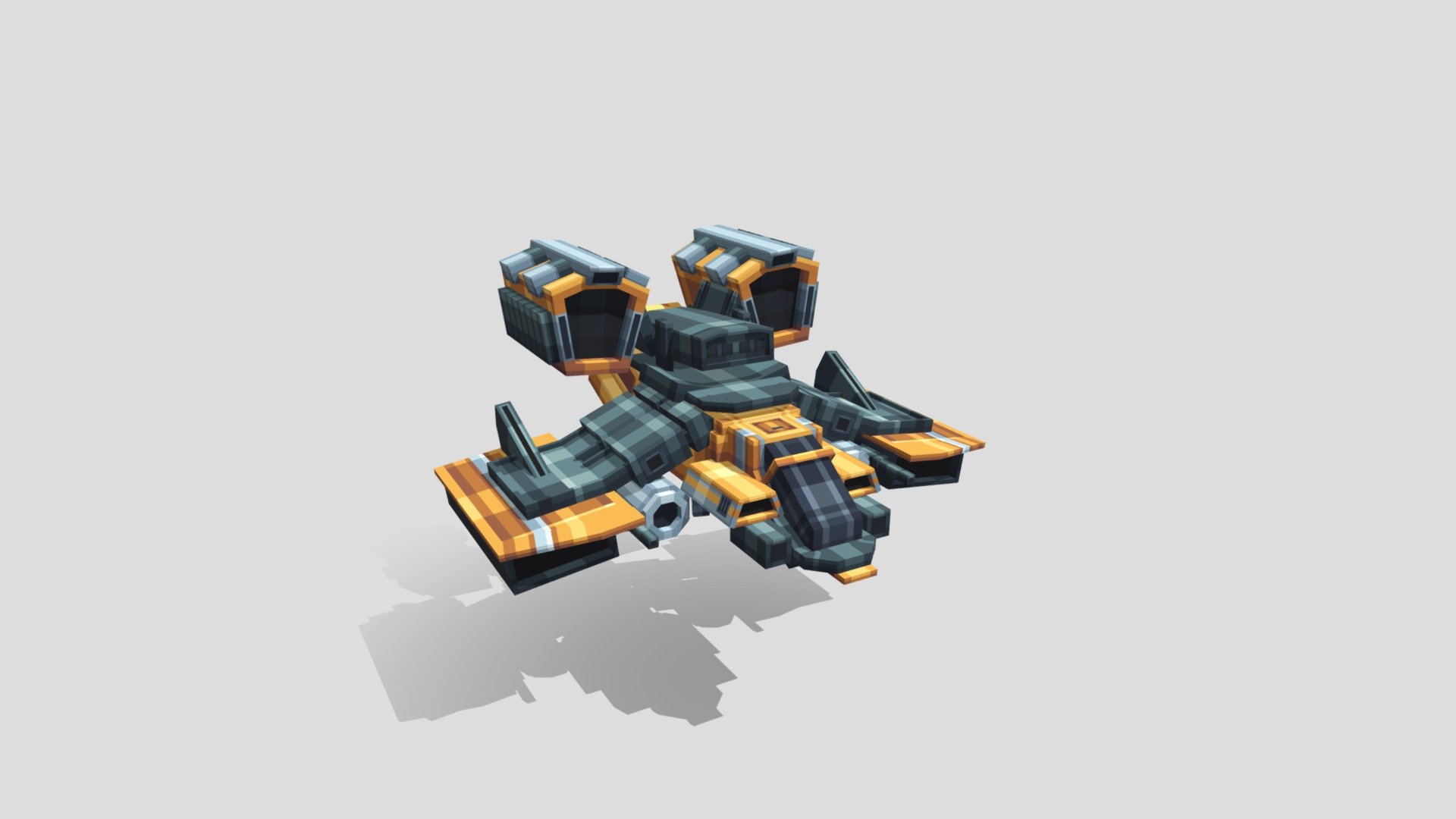 Space ship - Minecraft Ship model - 3D model by W'Projects (@wprojects ...