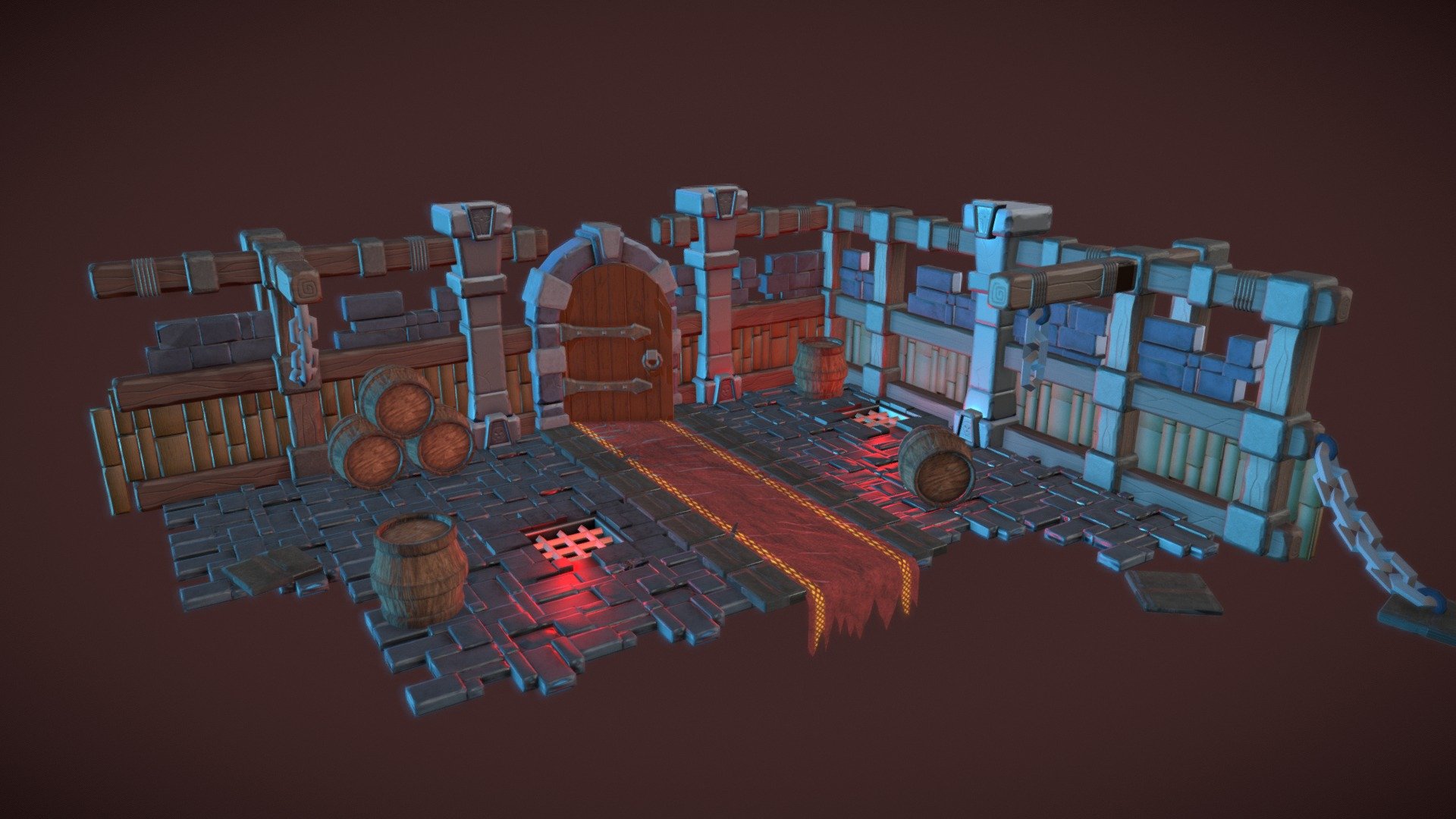 Dungeon - 3D model by DucChiNguyen [59f543d] - Sketchfab