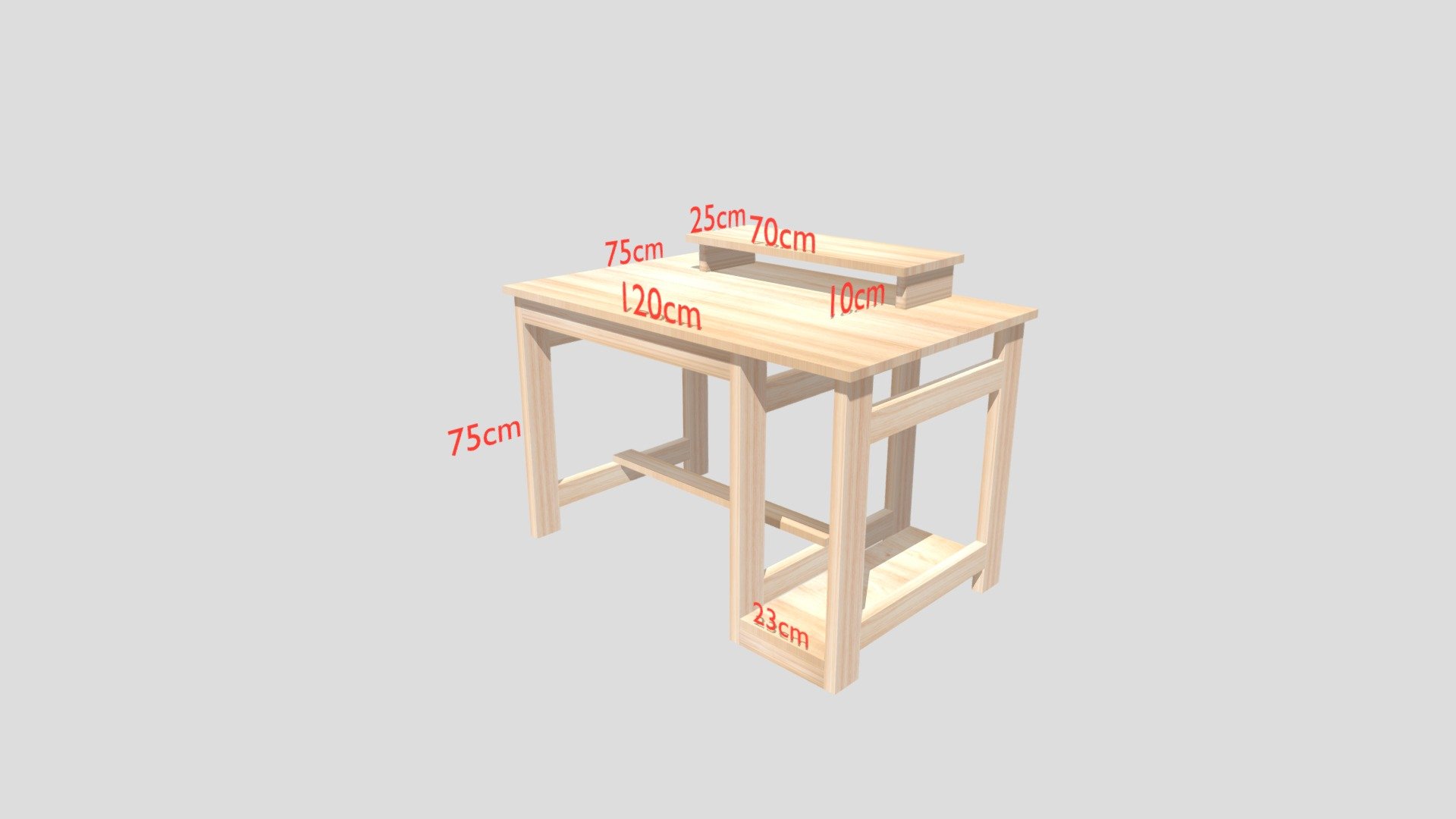 Design Meja November75 - 3D model by eepajah [59f549b] - Sketchfab