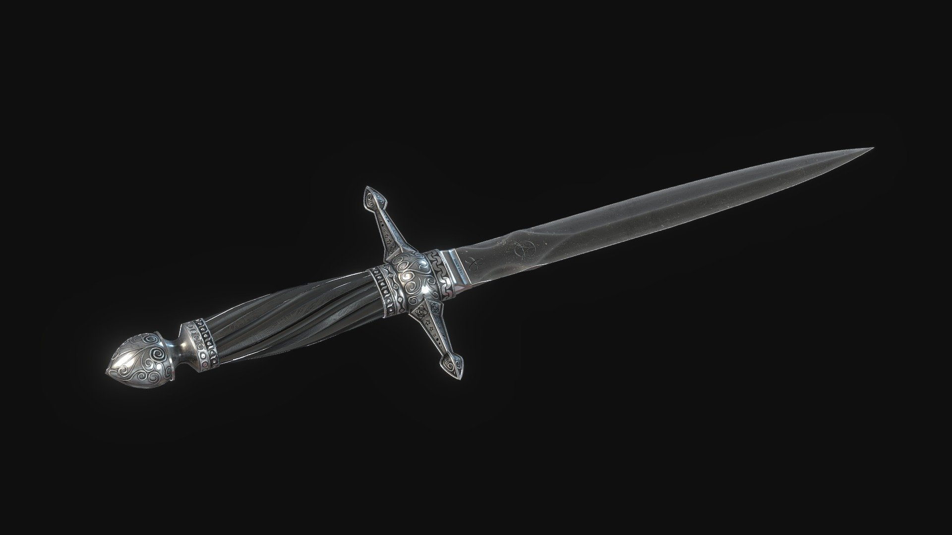 Medieval Dagger - GameReady (Unreal Engine) - 3D model by Rami Hendi ...